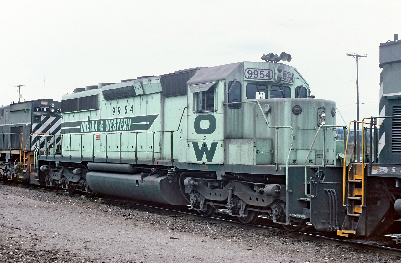 Railpictures.ca - Doug Lawson Photo: O&W 9954 on it’s new railroad BC Rail, and perhaps on it’s ...