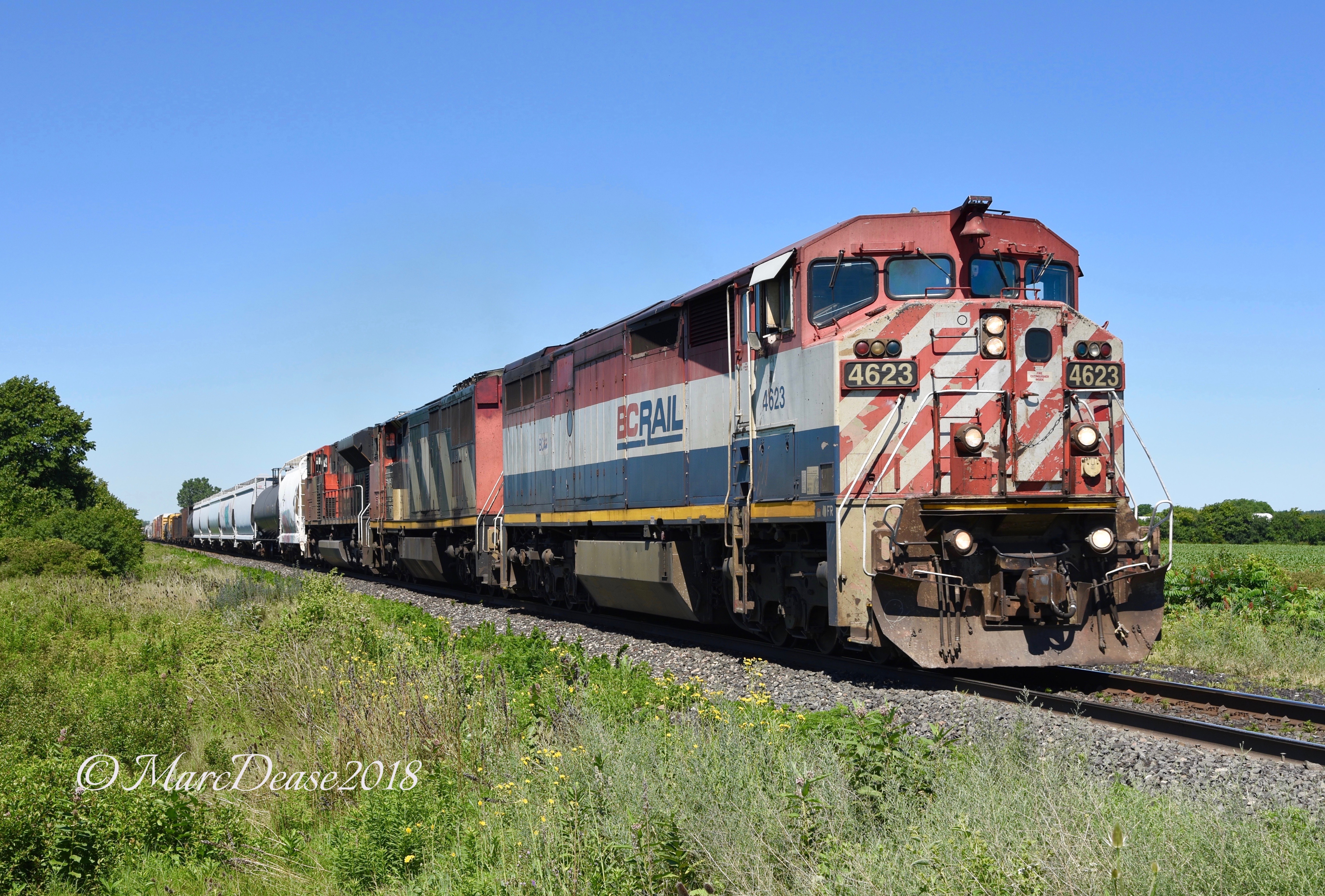 Railpictures.ca - Marc Dease Photo: A nice surprise today as BCOL 4623 leads train 509 back to ...
