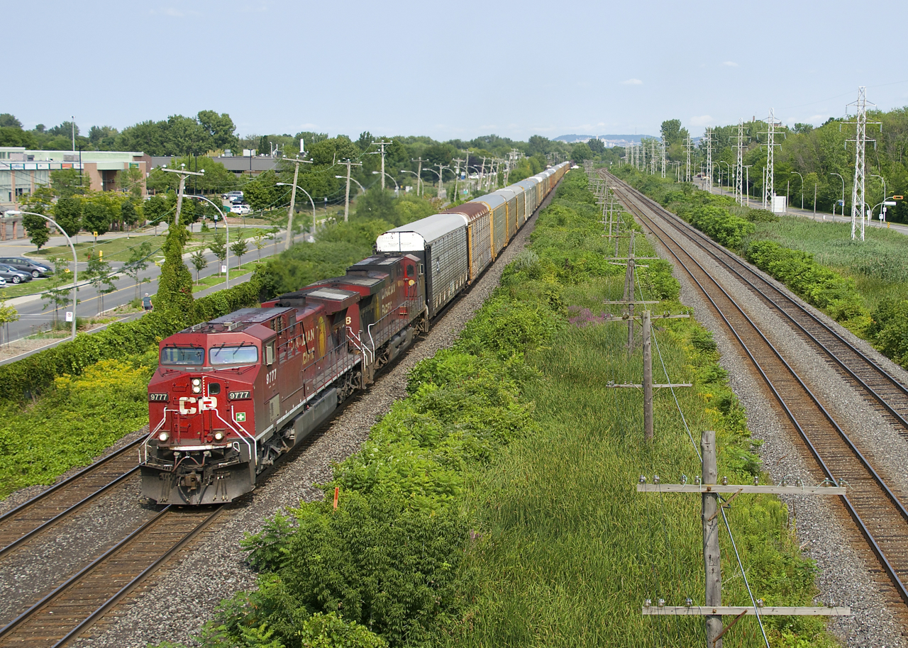 Railpictures.ca - Michael Berry Photo: Empty ethanol train CP 651 (filled out with autoracks at ...