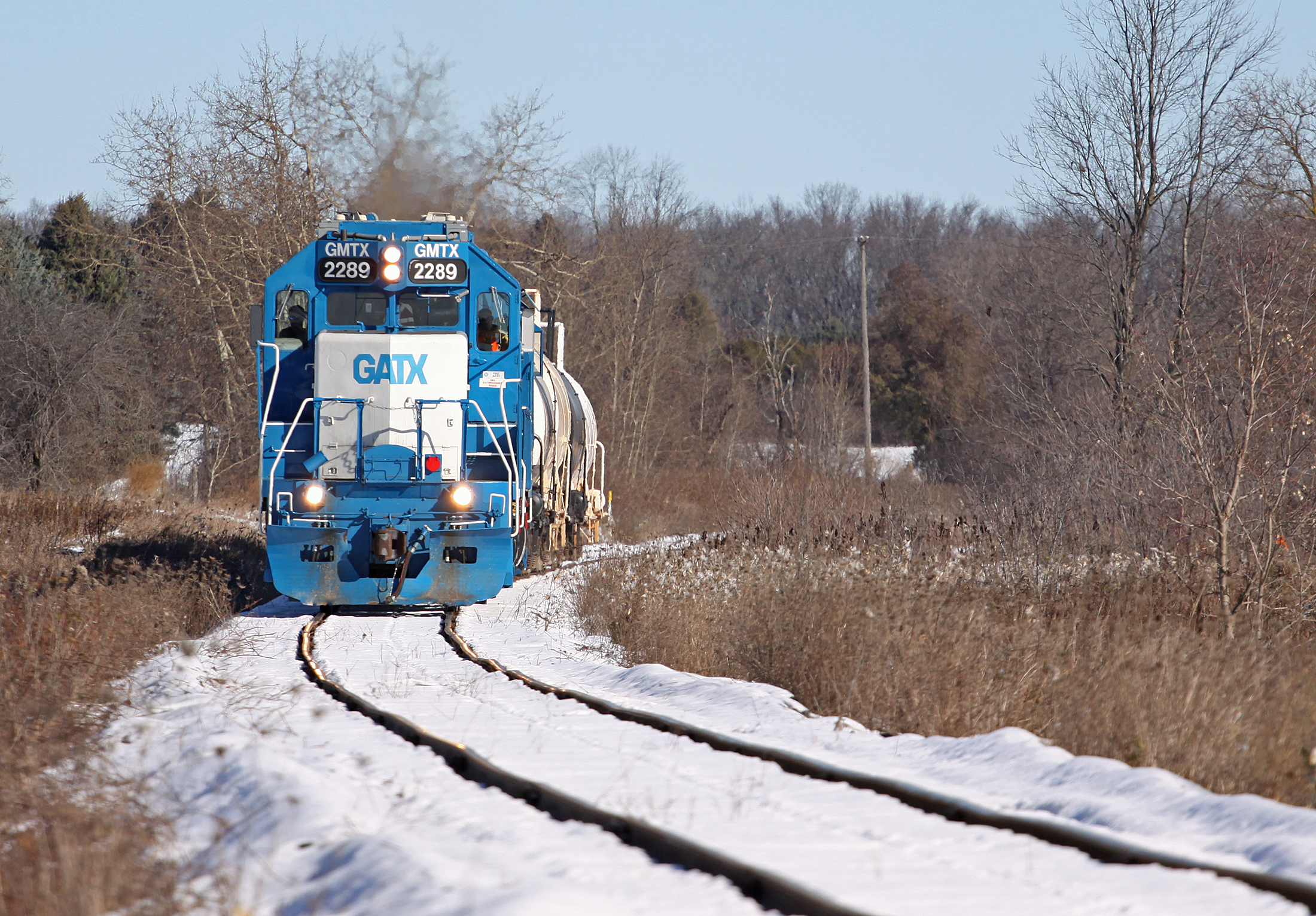 Railpictures.ca - Mark MacCauley Photo: Day-light down the Fergus Spur. This is a little miss ...