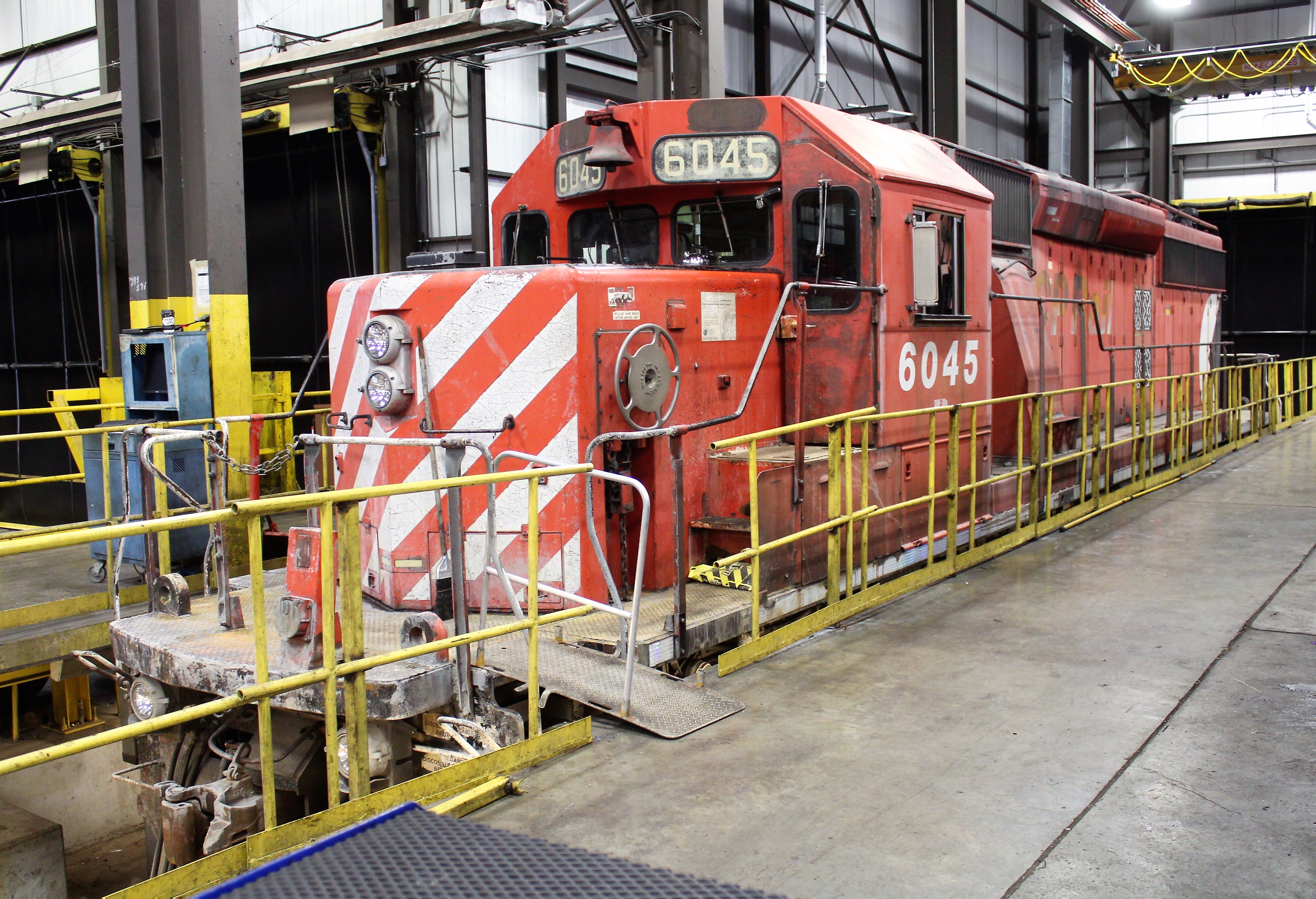 Railpictures.ca - Paul Santos Photo: Taking a break from hauling ballast trains, SD40-2 6045 is ...