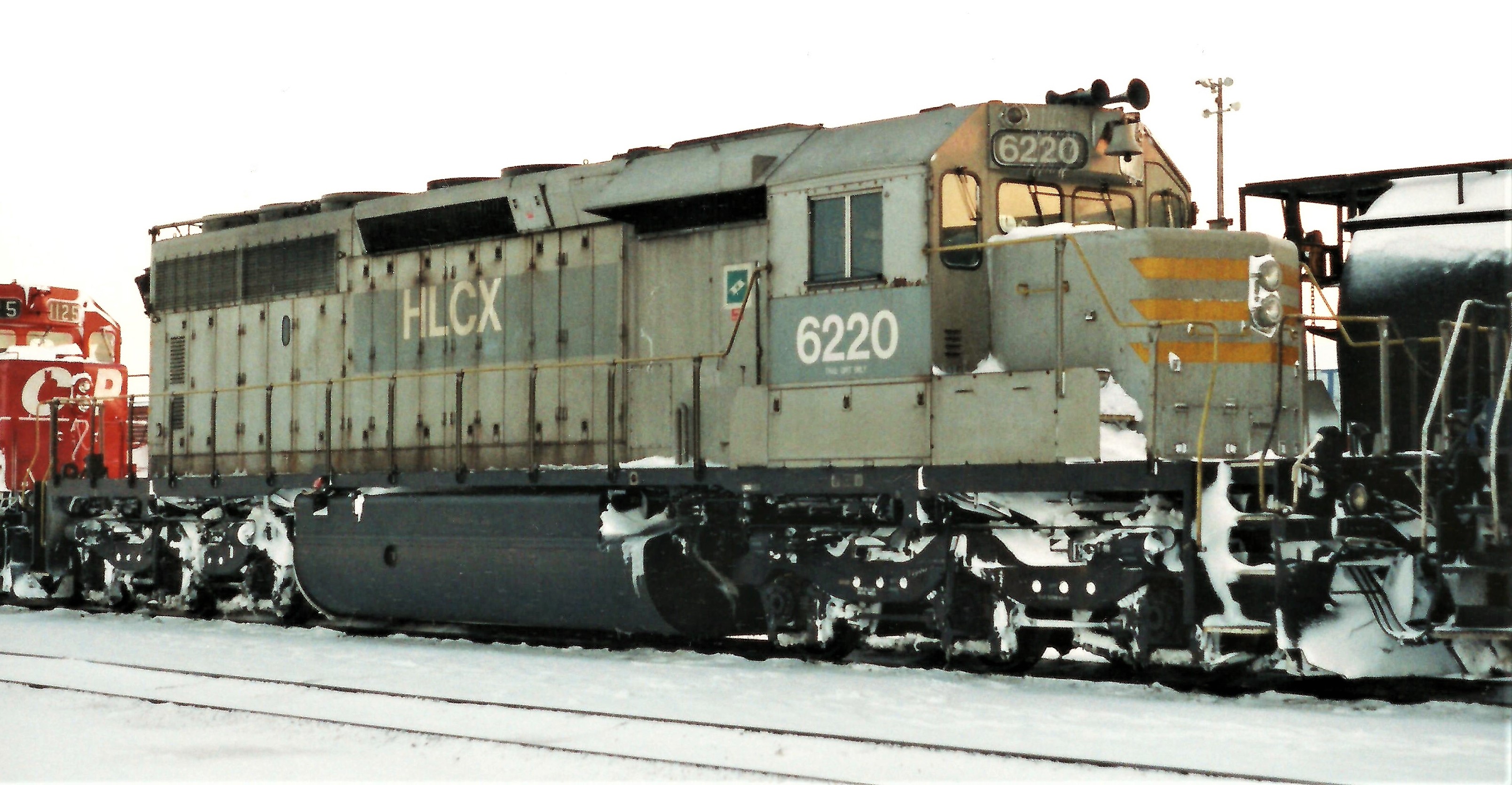 Railpictures.ca - Paul Santos Photo: Ex Quebec North Shore & Labrador SD40-2 #253 shown here in ...