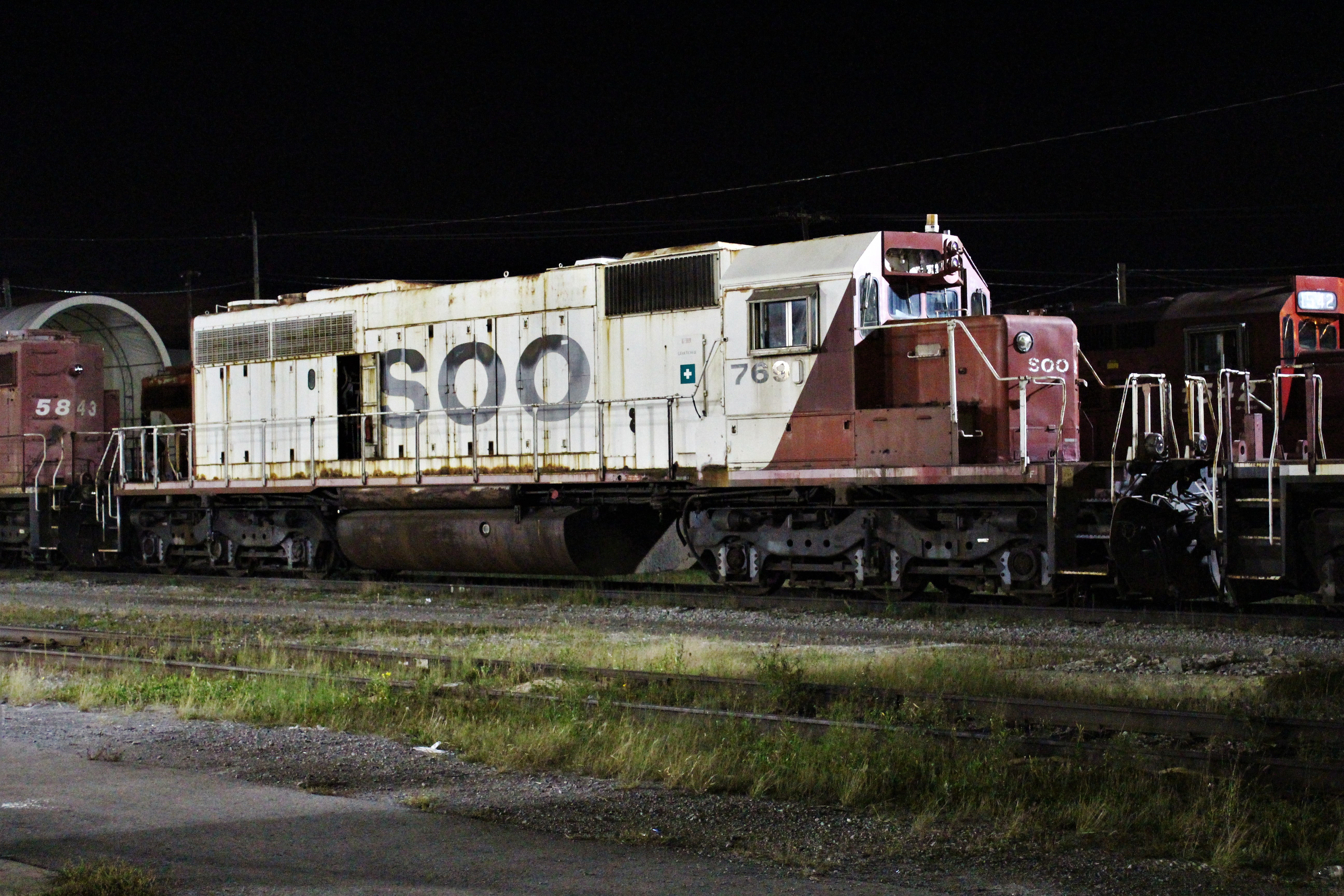 Railpictures.ca - Paul Santos Photo: A longtime Vaughan Intermodal Yard unit in it’s final years ...
