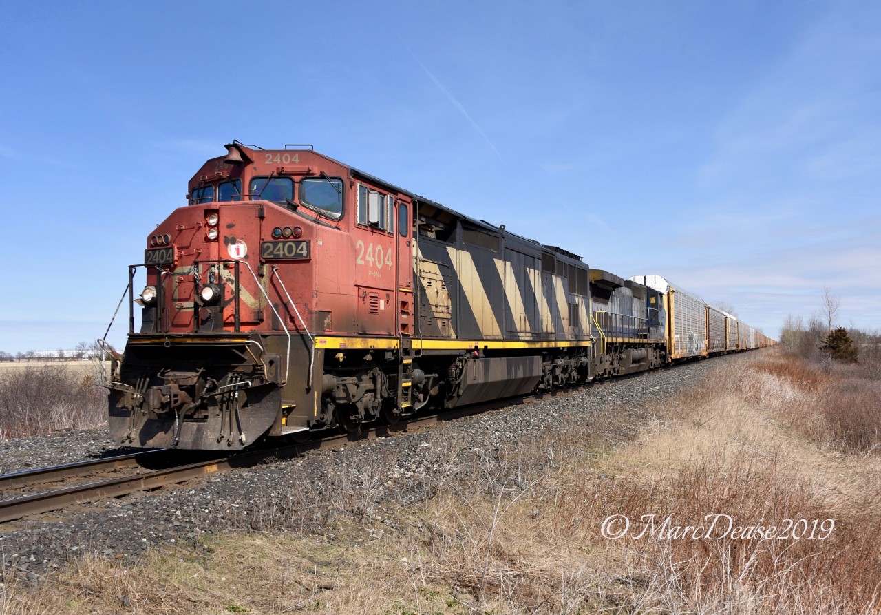 Railpictures.ca - Marc Dease Photo: The first day of a new/old service for 393 and not a bad ...