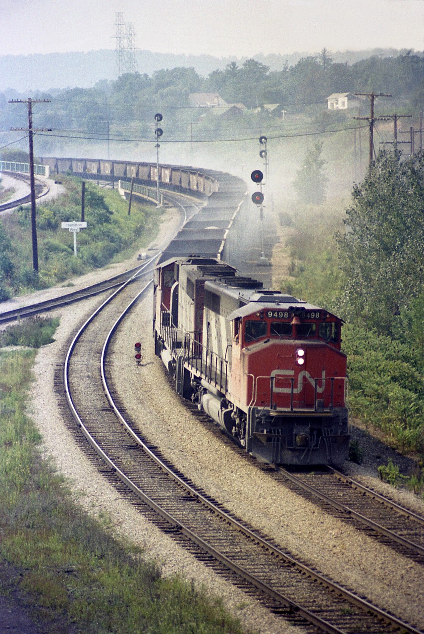Railpictures.ca - A.W.Mooney Photo: Not sure what is on this train. Looks like it could be ...