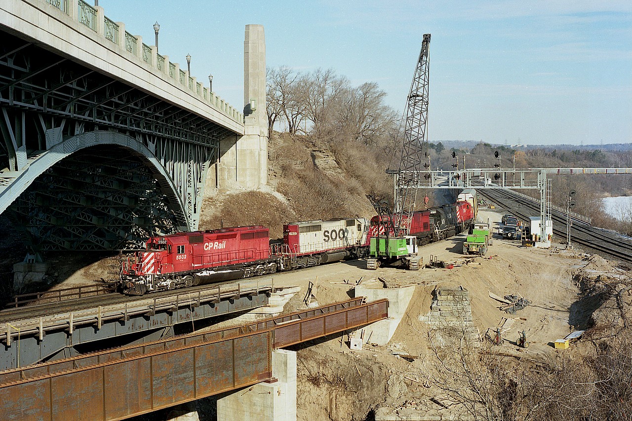 Railpictures.ca - A.W.Mooney Photo: Beautiful sunny February day. What I have marked as CP #526 ...