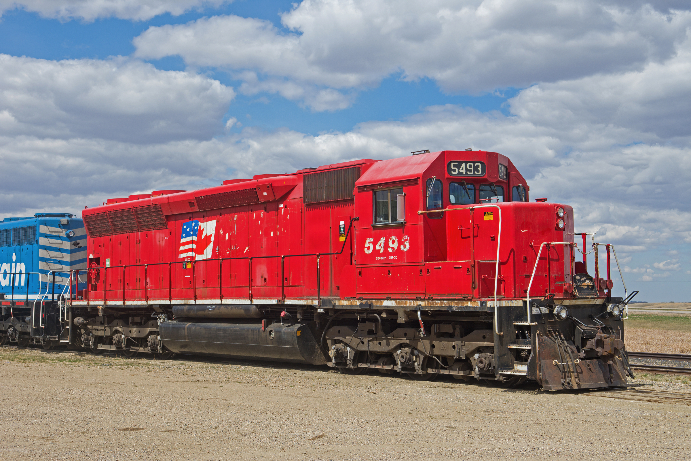 Railpictures.ca - Matt Watson Photo: Through the prairies not around them! Thats right this exCP ...
