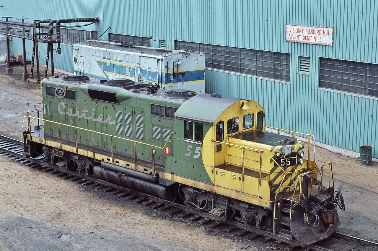 Railpictures.ca - sdfourty Photo: An original GMD build – including the chop nose – in pursuit ...