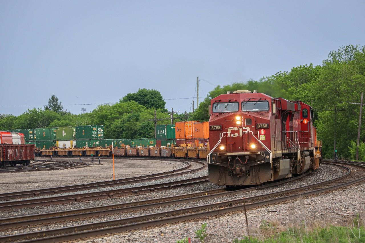 Railpictures.ca - Jake Earle Photo: CP 143 comes into the old CPR station at Smiths Falls, with ...