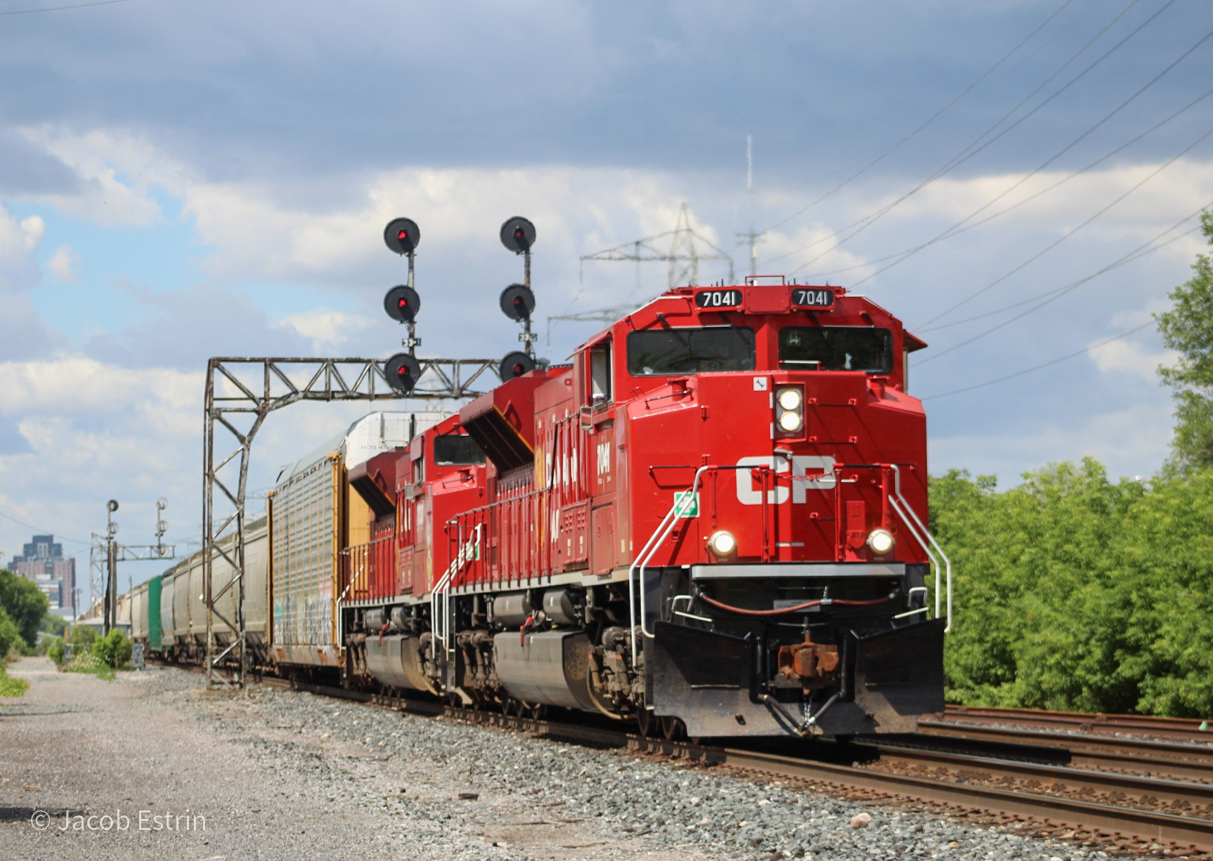 Railpictures.ca - J.E. Photo: CP 234 brought a nice treat about a week ago, two fairly new ACU’s ...