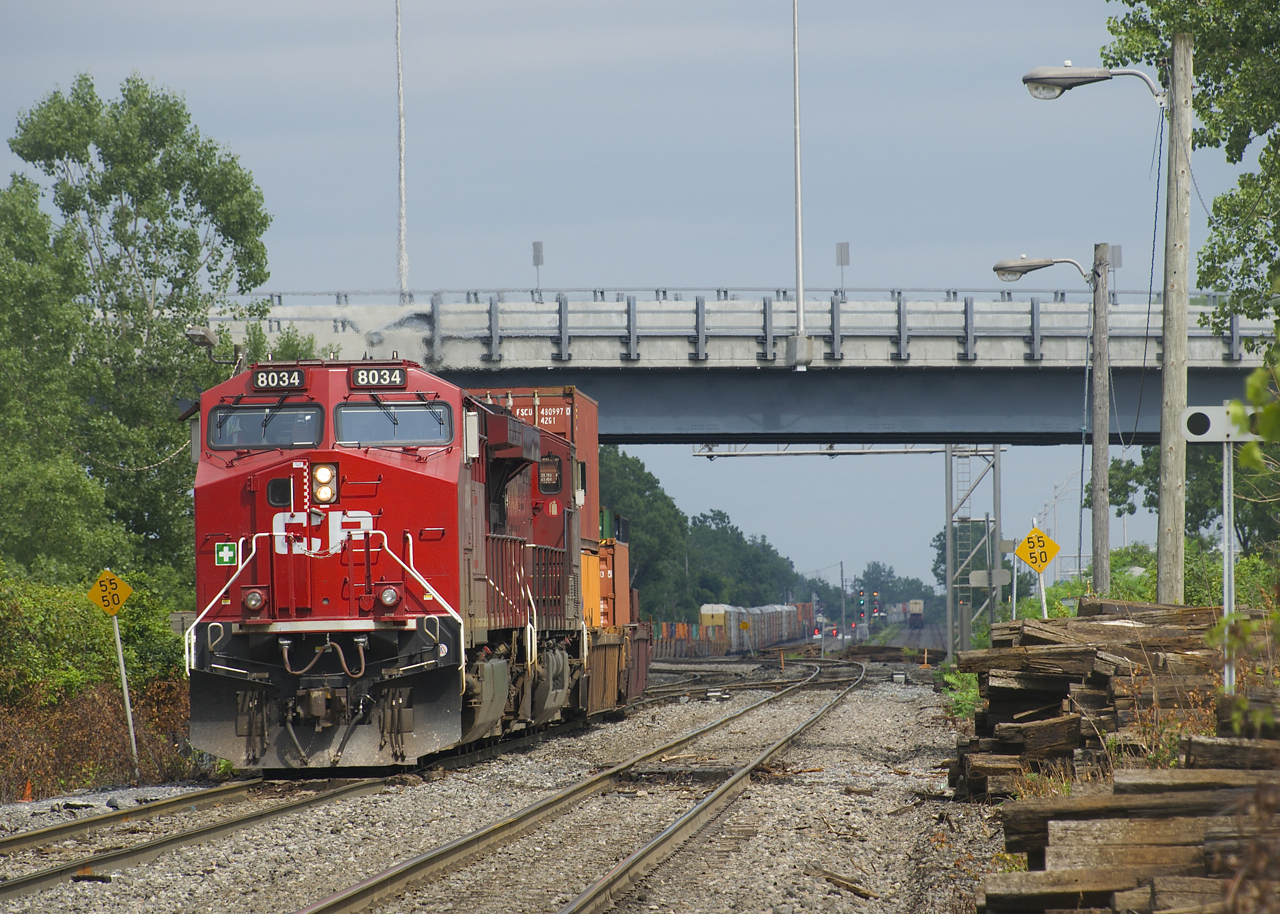 Railpictures.ca - Michael Berry Photo: CP 143 temporarily advances towards Dorval Station during ...