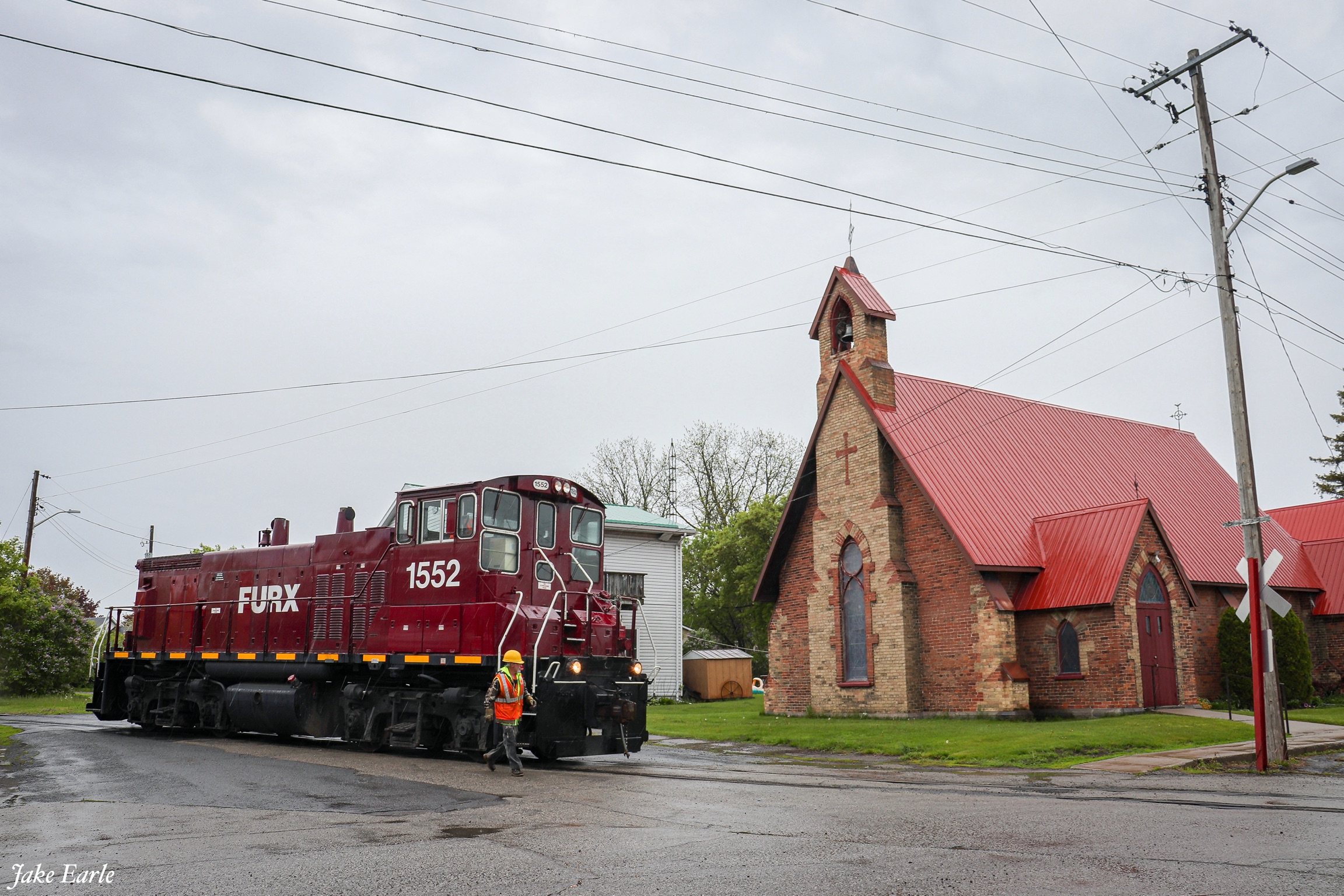 Railpictures.ca - Jake Earle Photo: Cardinal’s Ingredion switcher, with FURX 1552 comes through ...