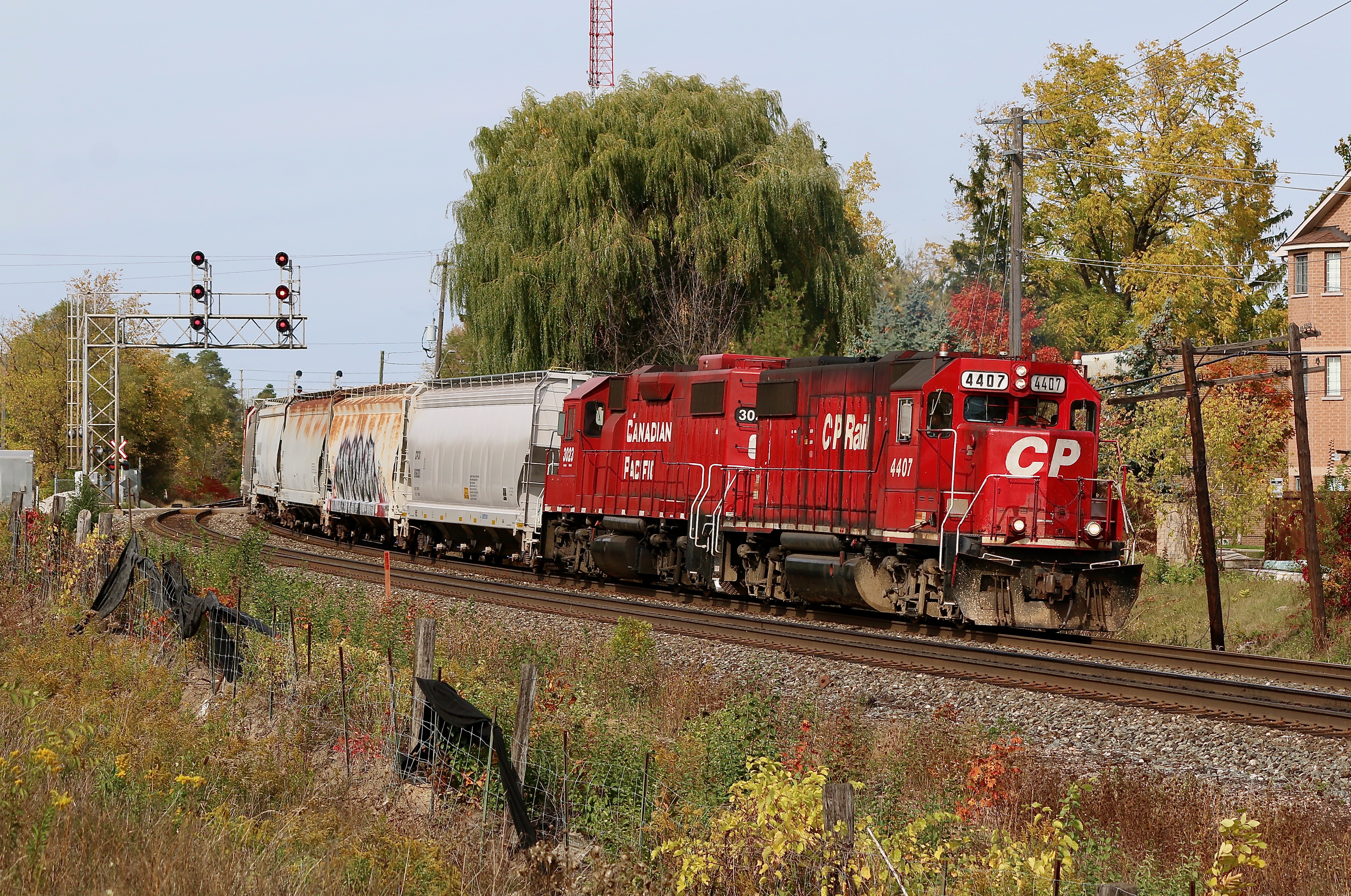 Railpictures.ca - Marcus W Stevens Photo: I have always liked the oddball paint jobs. When CP ...