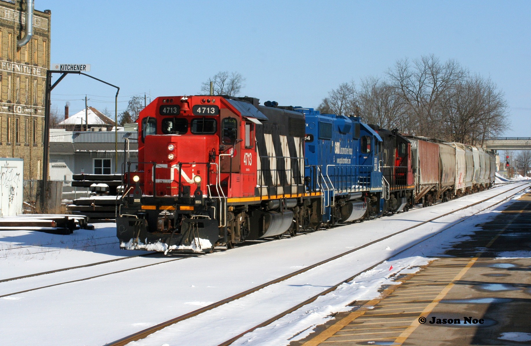 Railpictures.ca - Jason Noe Photo: To follow-up on Kevin Flood’s recent post of CN 4713 in ...