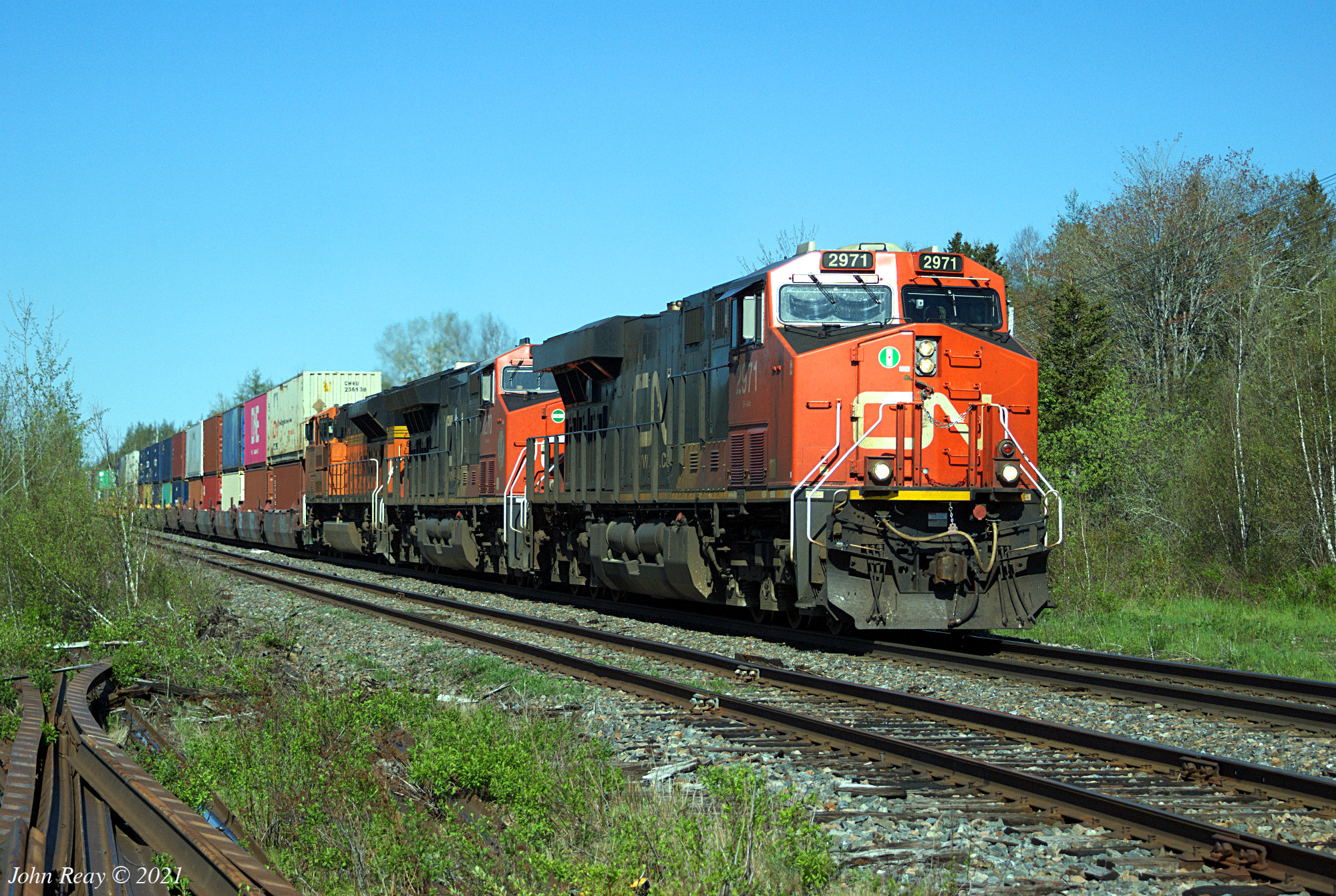 Railpictures.ca - John Reay Photo: 09:29 ADT, 2021-05-24 at Springhill Jct, MP 59.5 Springhill ...