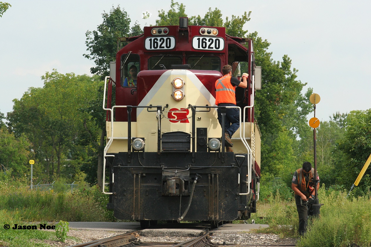Railpictures.ca - Jason Noe Photo: One last spin around the wye….on the last day of OSR ...