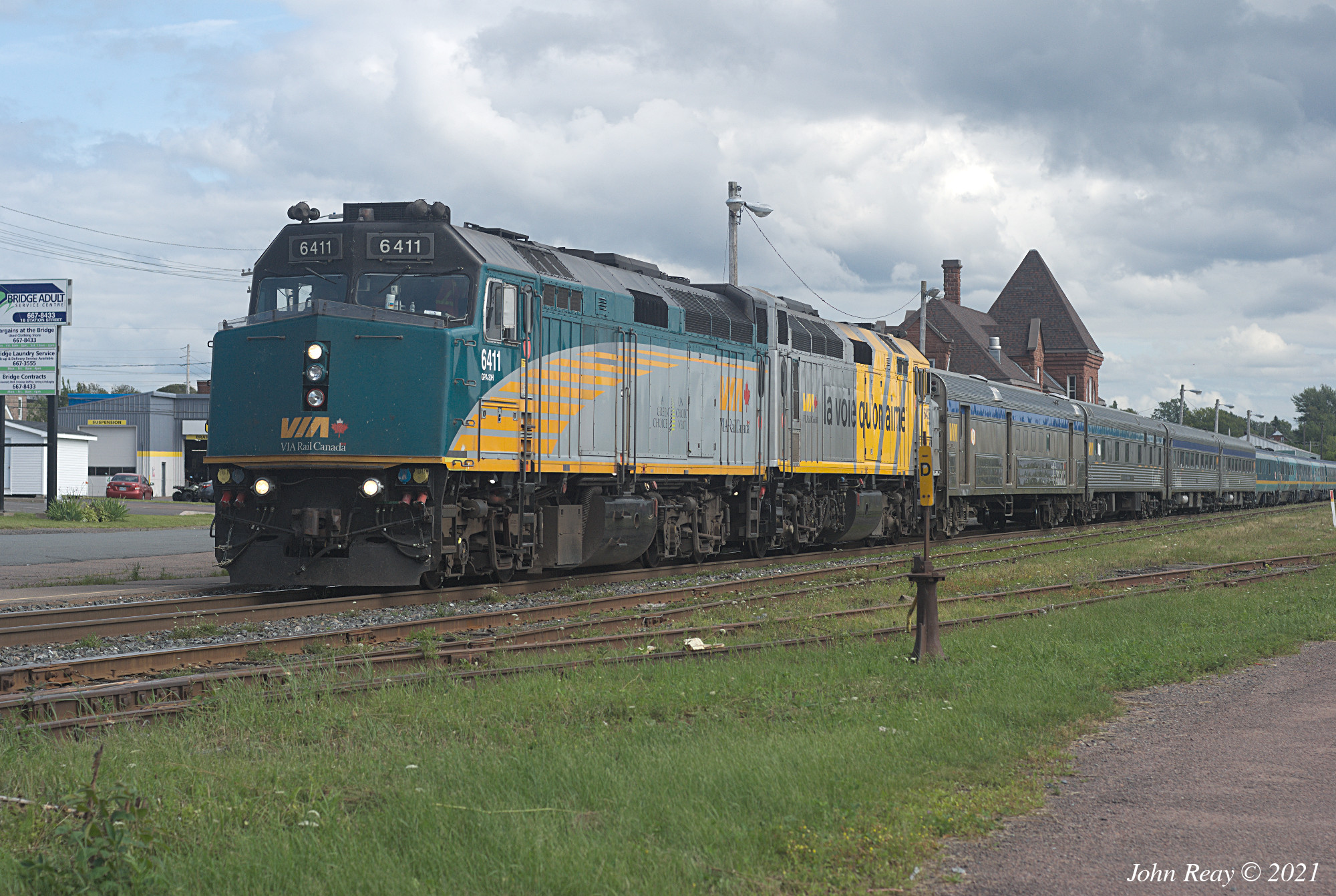 Railpictures.ca - John Reay Photo: Today I took a short hop on the first VIA (15) “The Ocean ...