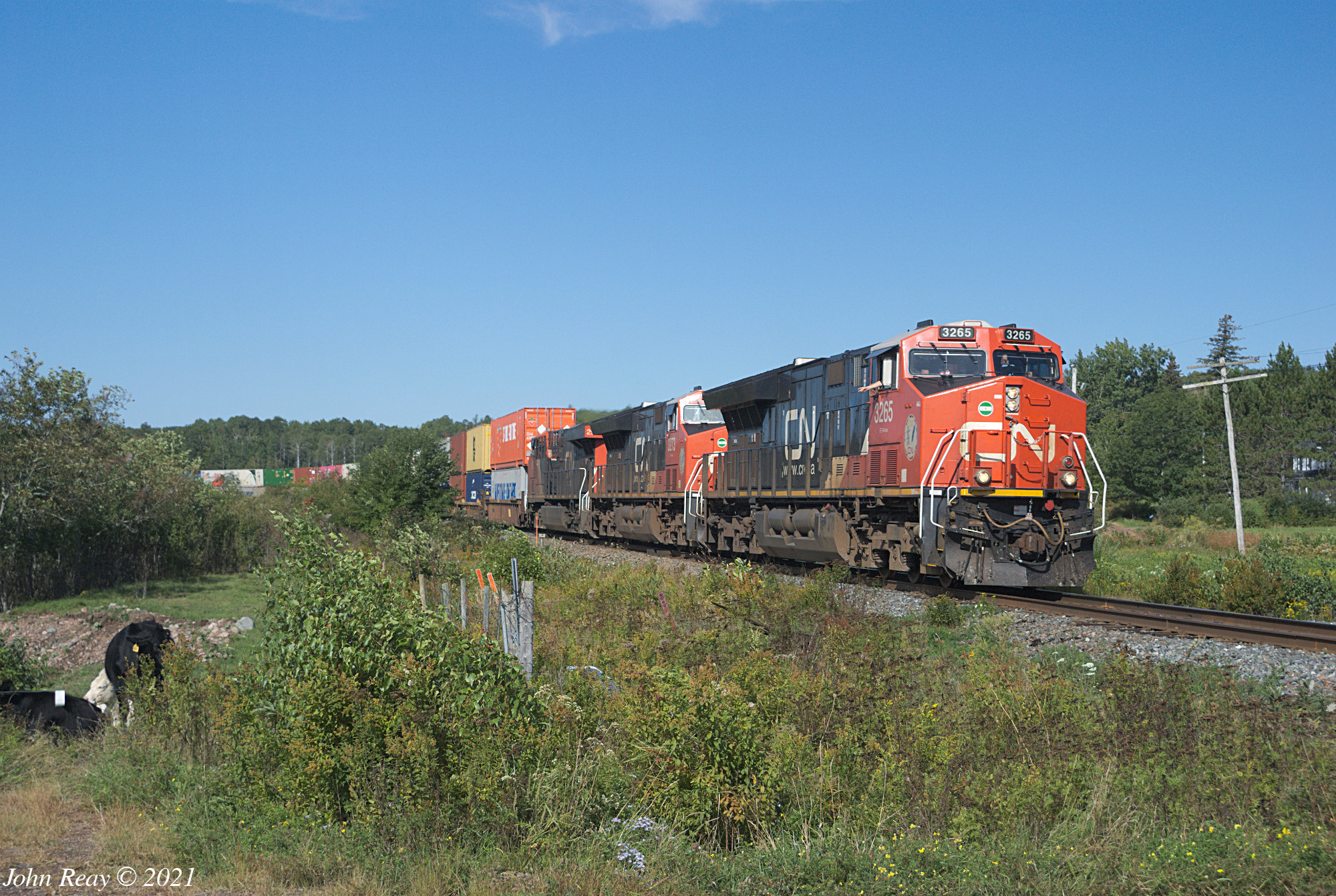 Railpictures.ca - John Reay Photo: September 19th, 2021 @ 10:27, Z120 at Thomson Station, MP 42. ...