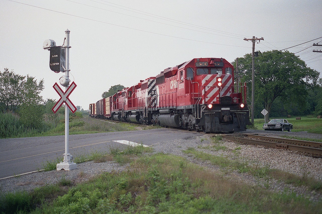 Railpictures.ca - A.W.Mooney Photo: Eastbound CP train heading for the US border. I was ...