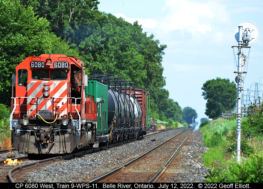 Railpictures.ca - Geoff Elliott Photo: You can spray your ‘weeeeeed’ with it…. CP 6080 West ...