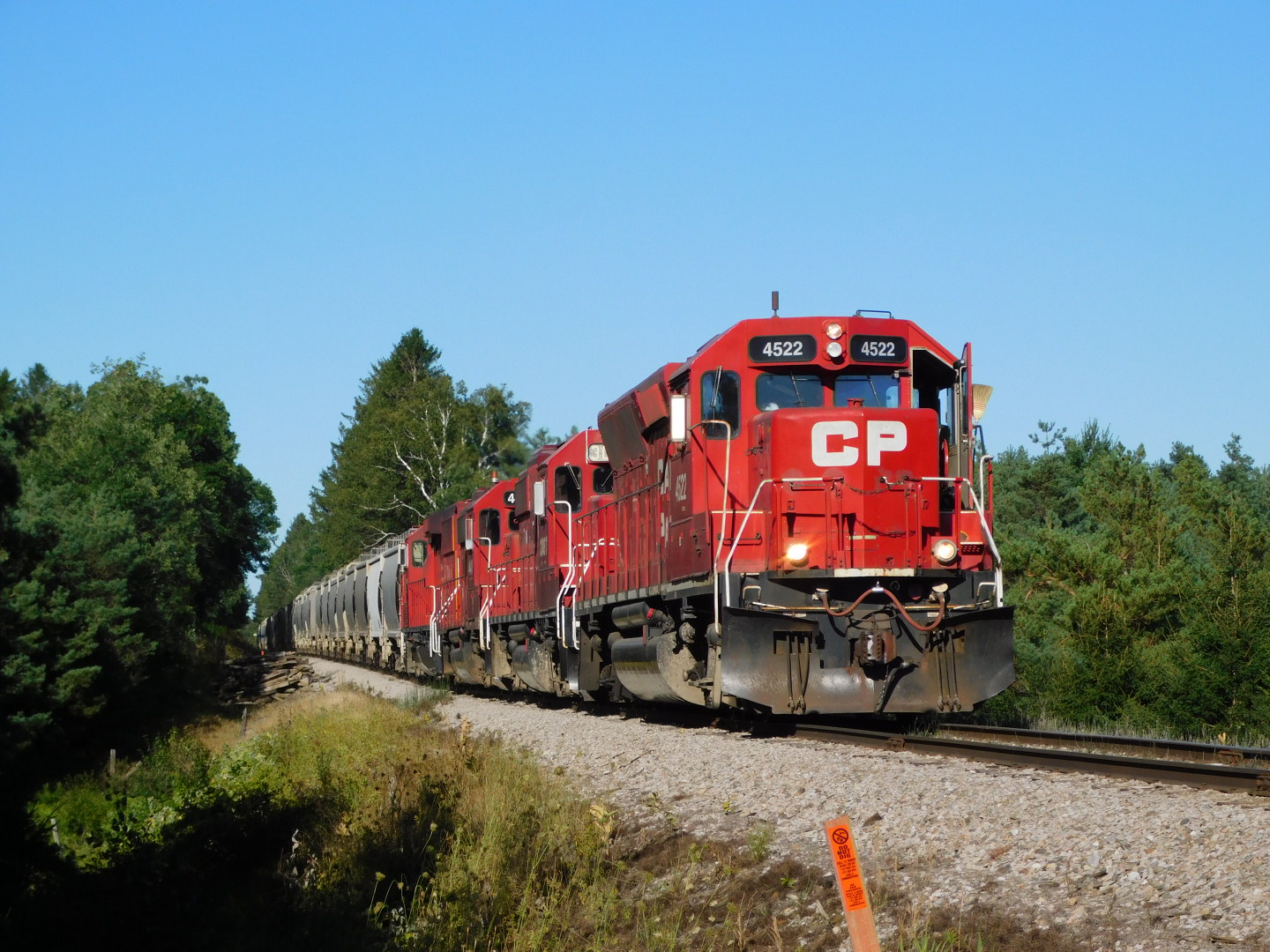 Railpictures.ca - Cam Photo: A bit of up and down action on the old Havelock sub approaching ...