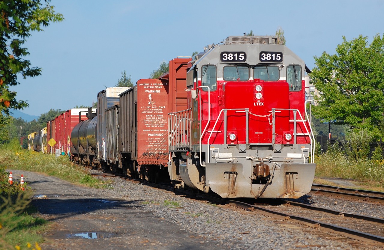 Railpictures.ca - Dean Brown Photo: A Sunny morning as LTEX 3815 parked in the siding with no ...