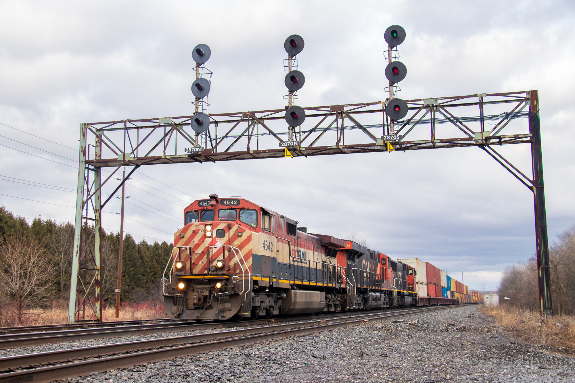 Railpictures.ca - Isaac Bryson Photo: The 2nd coolest BCOL to lead on the Kingston in 2022. At ...