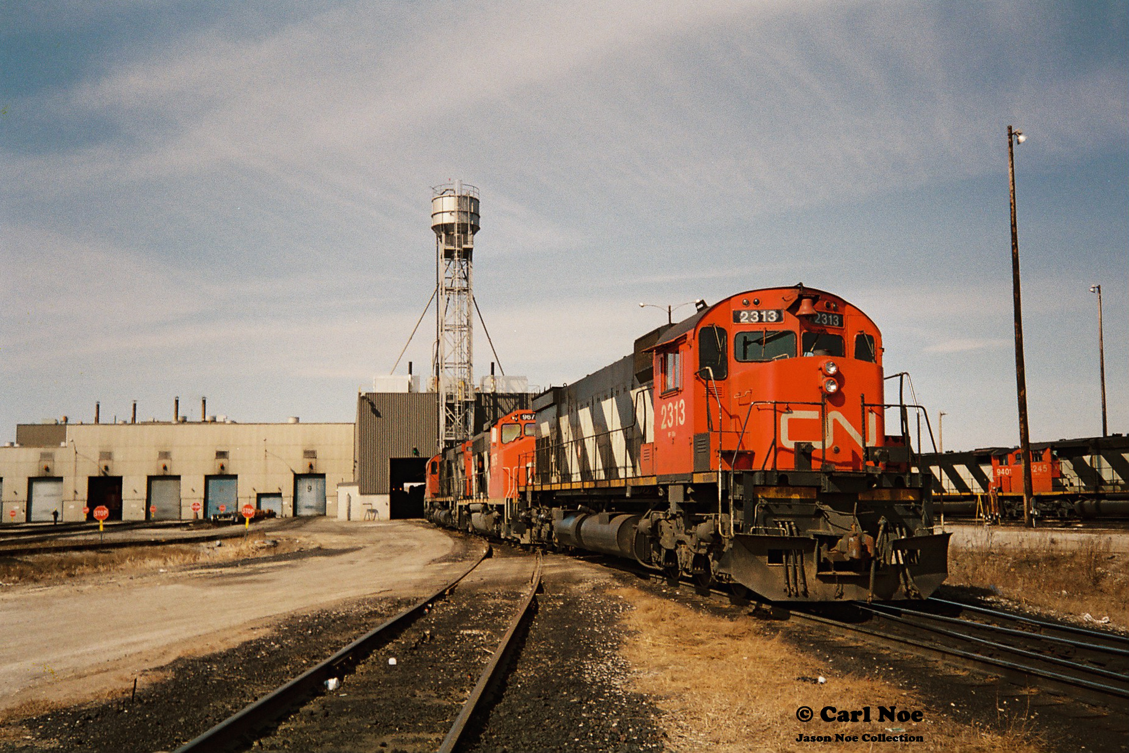 Railpictures.ca - Carl Noe (Collection of Jason Noe) Photo: CN 2313, 9675 and 2031 have just ...