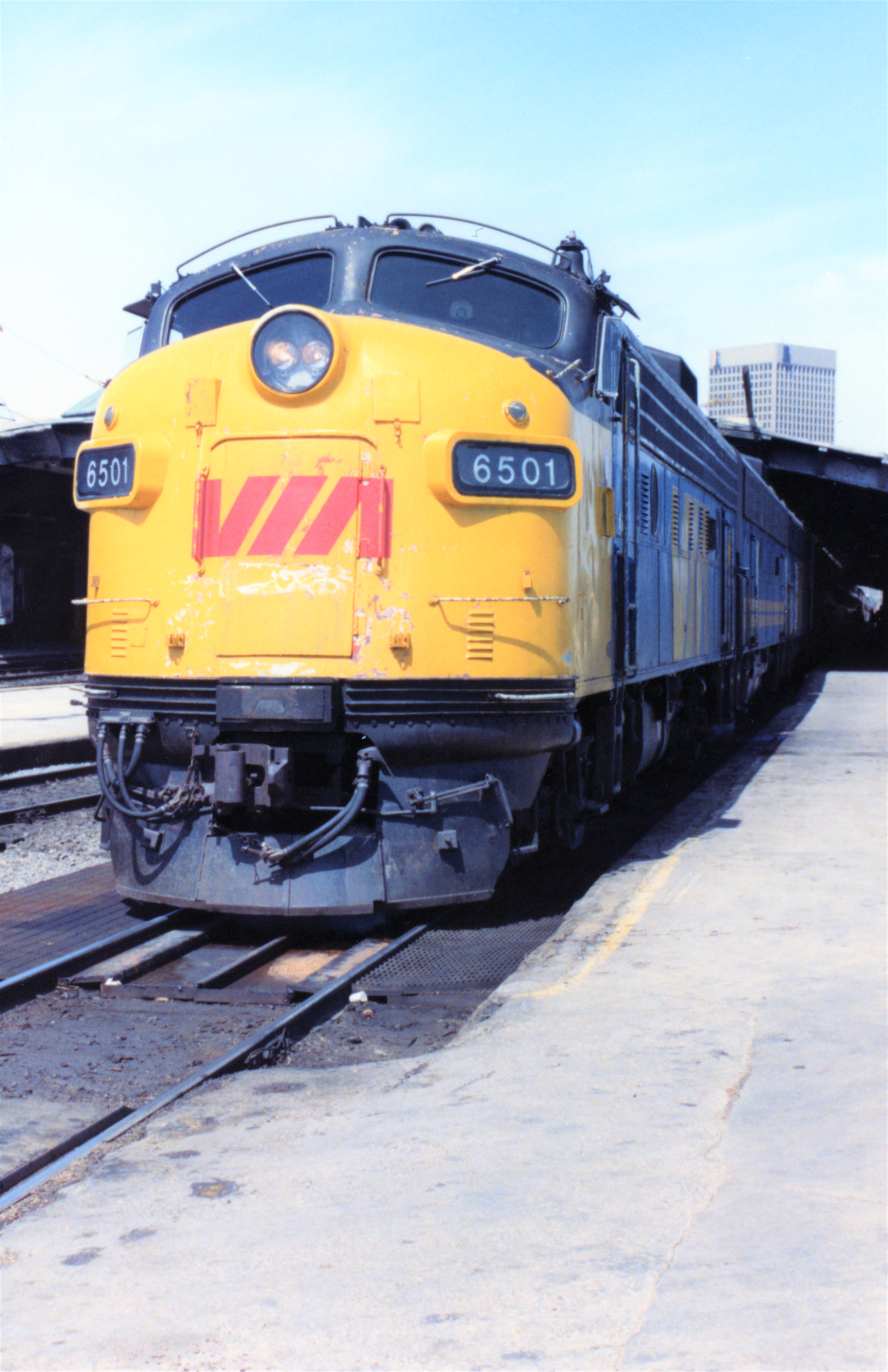 Railpictures.ca - Terry O'Shell Photo: Sitting just outside the Winnipeg train shed, VIA 6501 ...