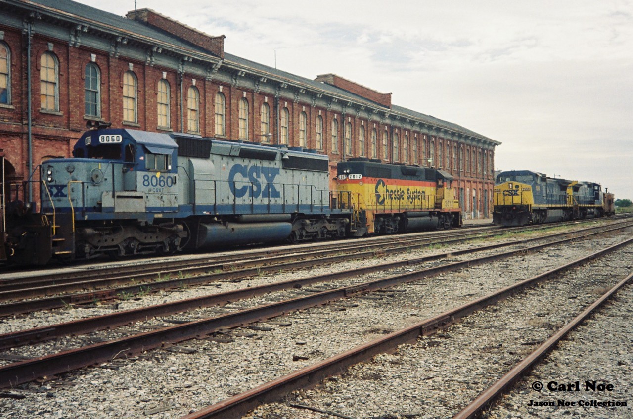 Railpictures.ca - Carl Noe (Collection of Jason Noe) Photo: CSX train R320 with CSX GP38 2012 ...