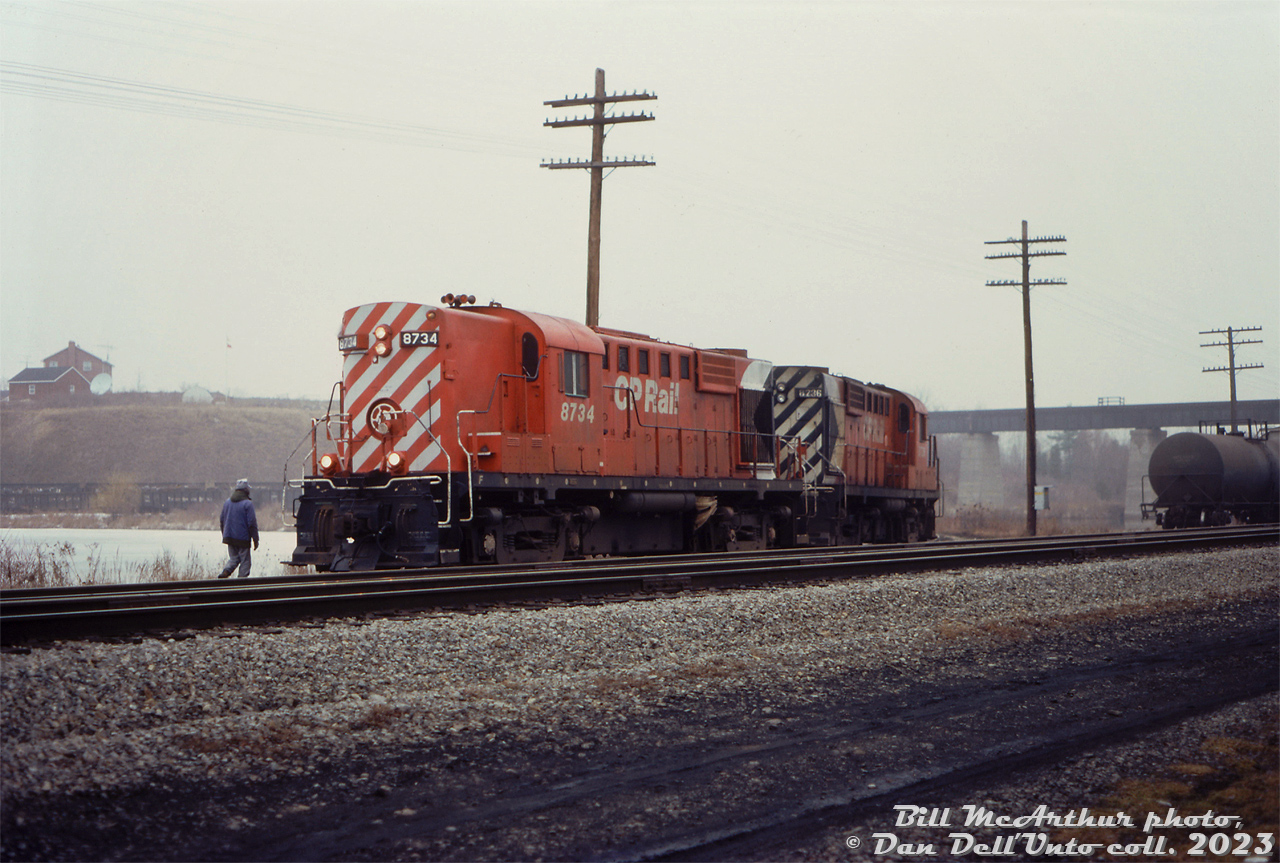 Railpictures.ca - Bill McArthur photo, Dan Dell'Unto coll. Photo: CP RS18 units 8734 and 8736 ...