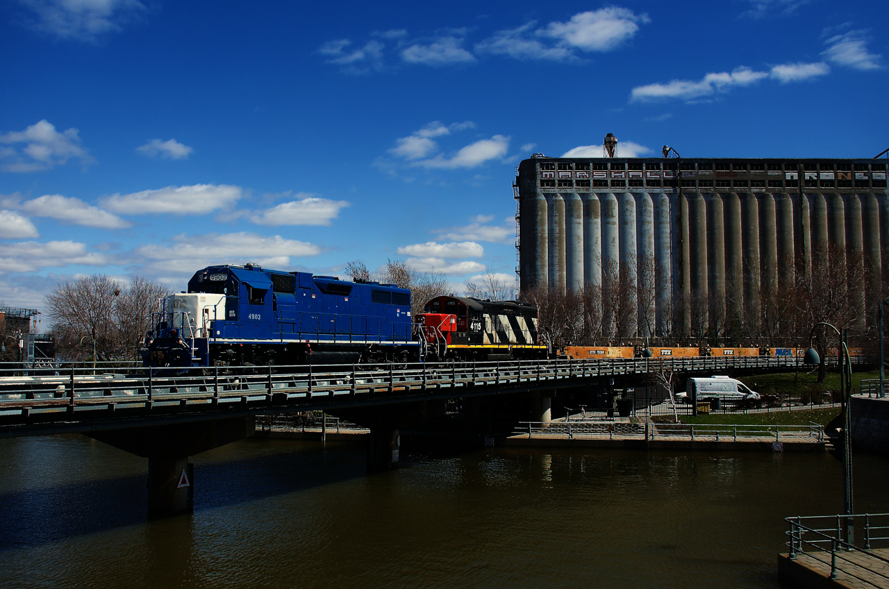 Railpictures.ca - Michael Berry Photo: Ex-GMTX CN 4903 & CN 4115 lead a transfer into the Port ...