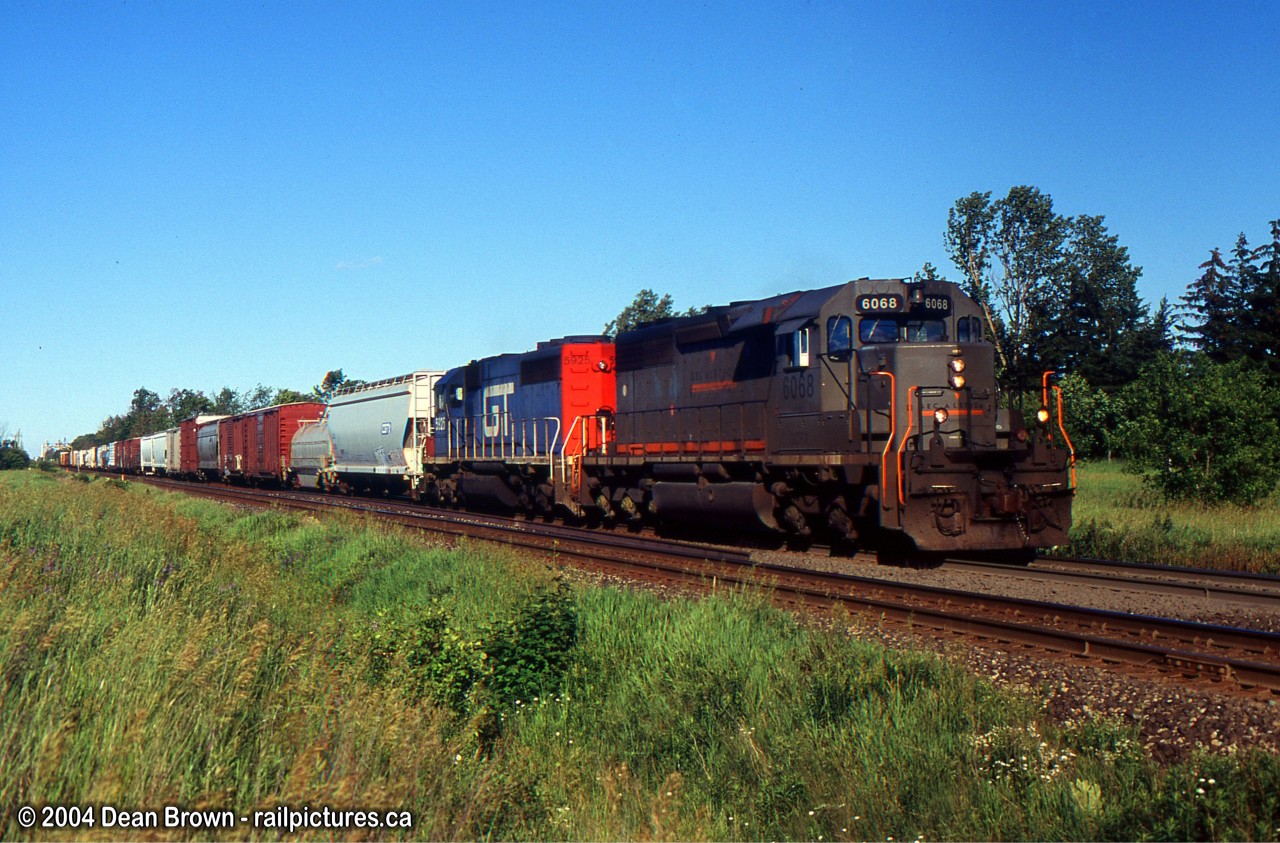 Railpictures.ca - Dean Brown Photo: CN 339 with GECX 6068 and GTW 5925 eastbound approaching ...