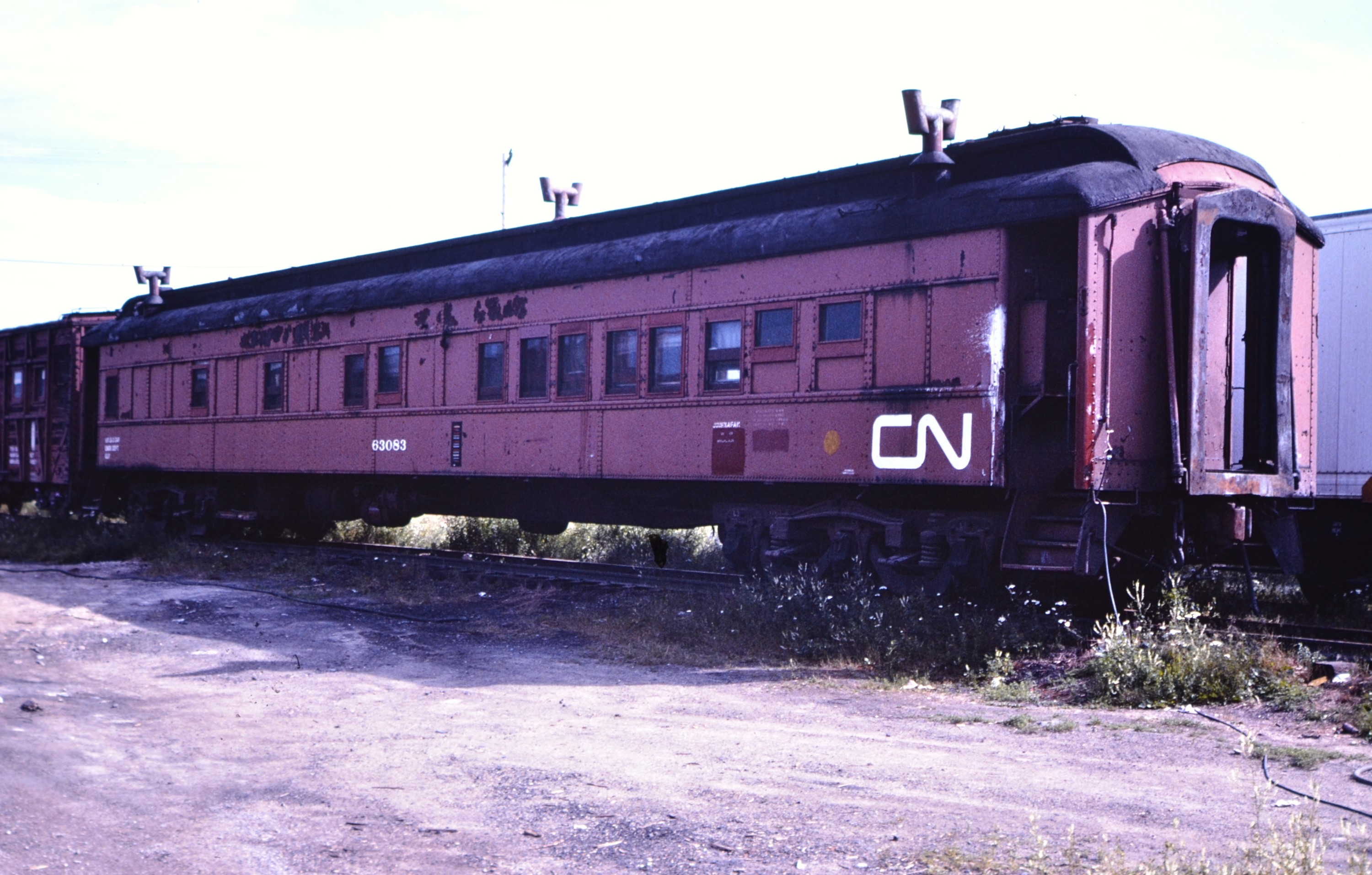 Railpictures.ca - Paul O'Shell Photo: Home away from home. CN 63083 is a BK&D car (bunk, kitchen ...