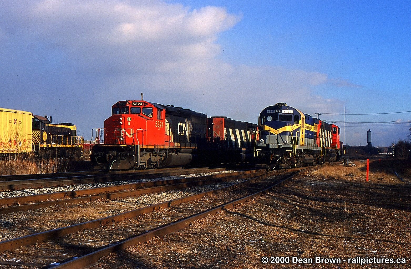 Railpictures.ca - Dean Brown Photo: On a cold winter day as we got PCHR 6101 waiting for their ...