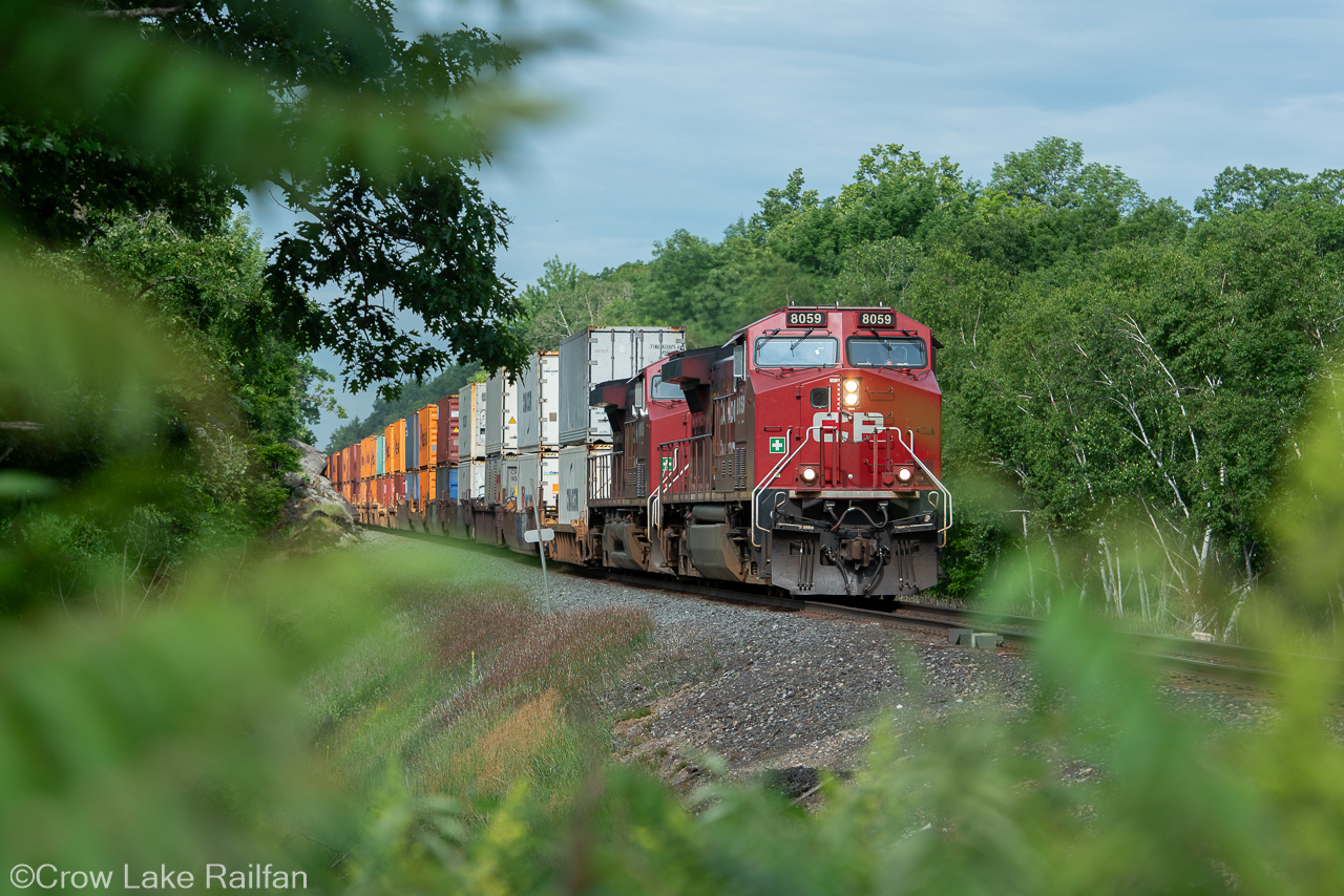 Railpictures.ca - William Rolston Photo: A CP 132 & 230 combo breaks the silence at Crow Lake ...