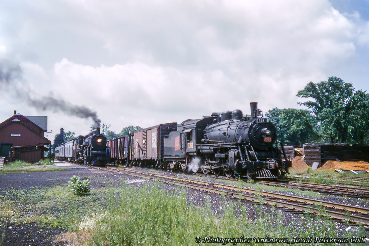 Railpictures.ca - Unknown Photographer; Jacob Patterson Collection Photo: CNR 1368 sits on the ...
