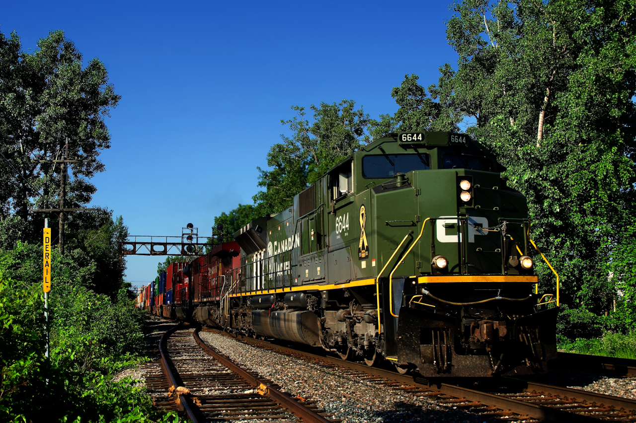 Railpictures.ca - Michael Berry Photo: After setting off traffic in St-Luc Yard, CPKC 118 is ...