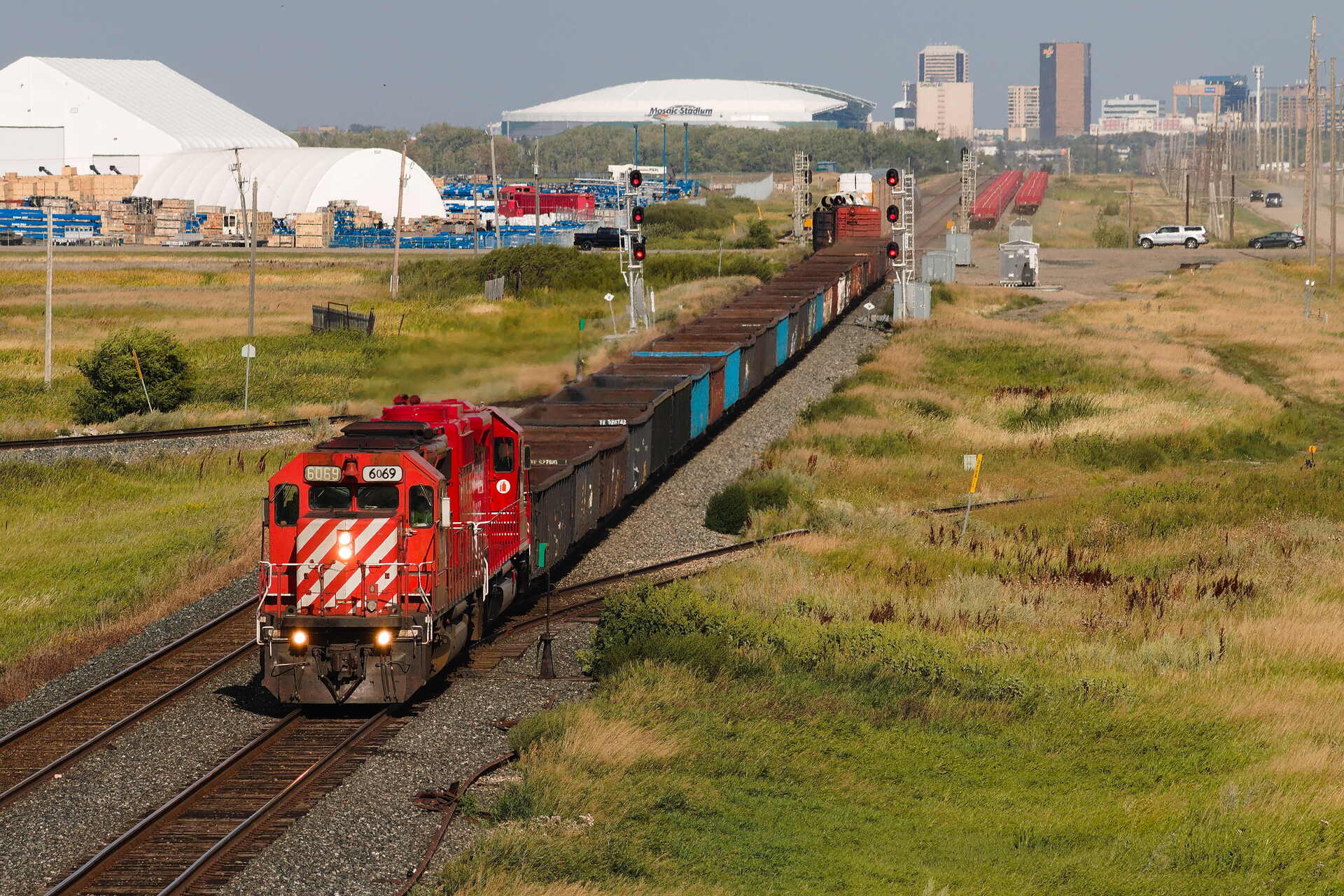 Railpictures.ca - Eric Fallas Photo: The Mon-Fri CPKC Regina turn borrowed work train-assigned ...