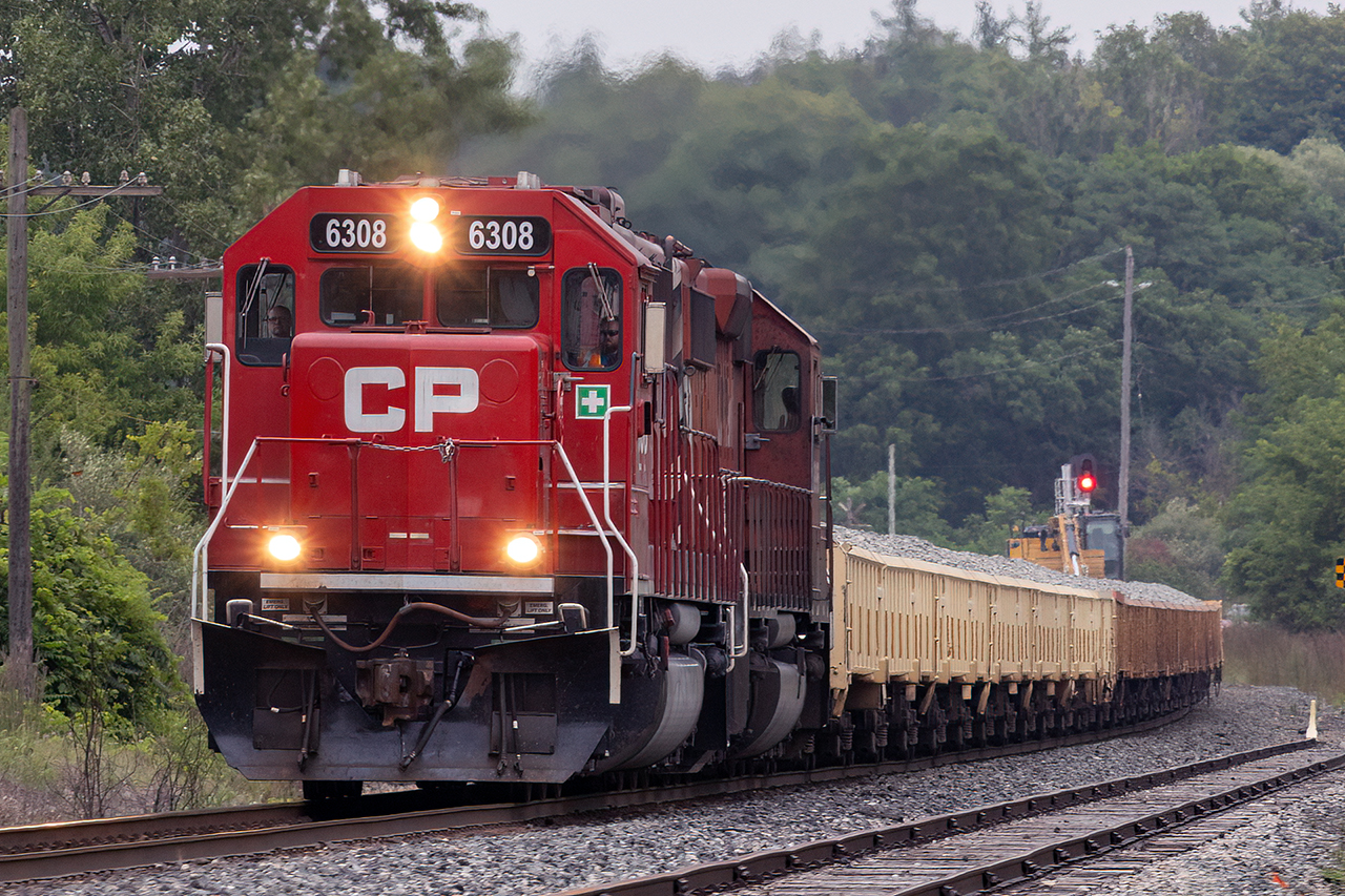 Railpictures.ca - David Brook Photo: Welcome back, 1994. Nothing is ever simple on the railroad ...