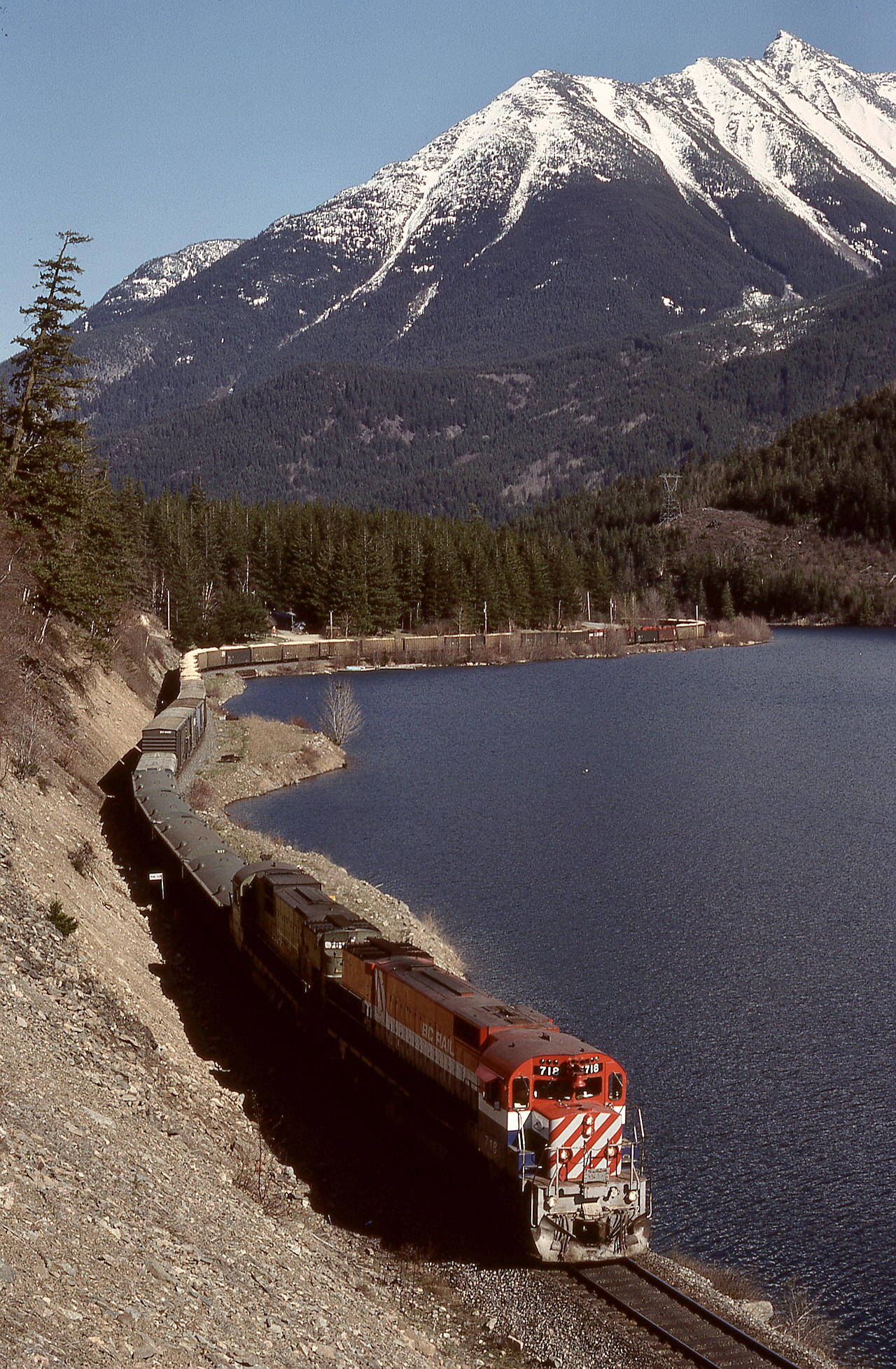 Railpictures.ca - Ken Perry Photo: South of Seton and Anderson Lakes on the run from Lillooet ...