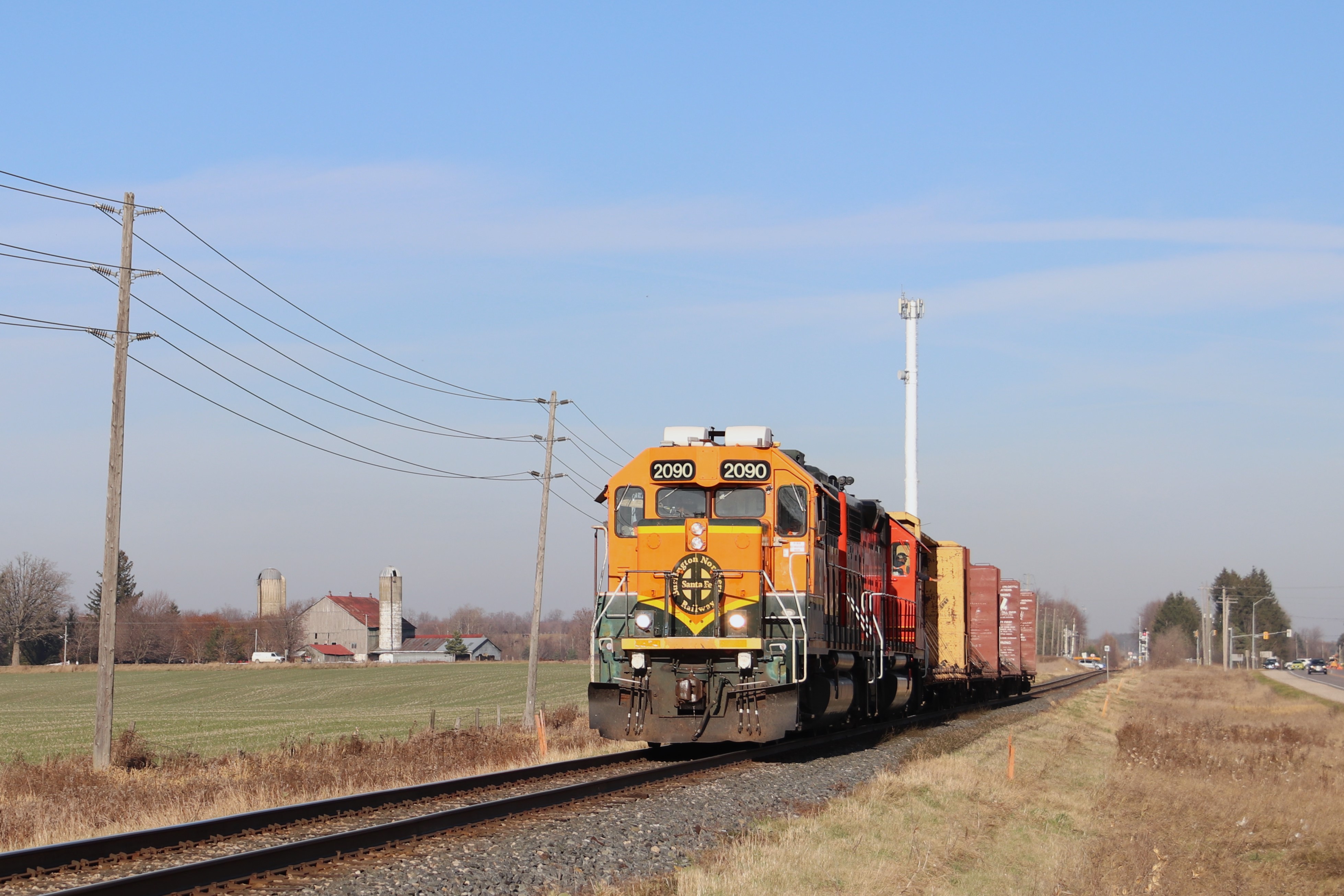 Railpictures.ca - Bill Purdy Photo: Having finished their work in Acton and waited for a ...