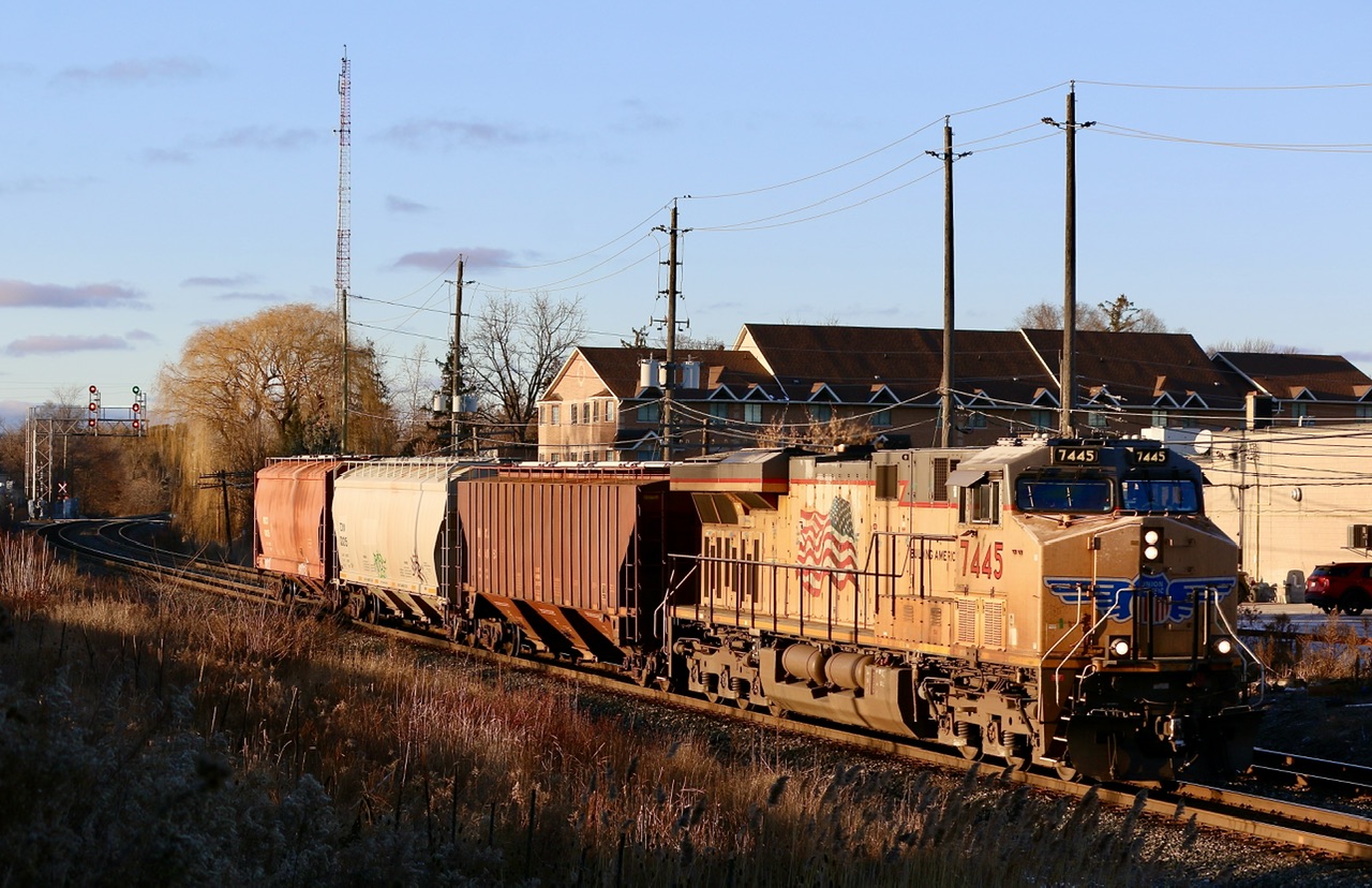 Railpictures.ca - Marcus W Stevens Photo: A late day surprise. The Galt subdivision is often ...
