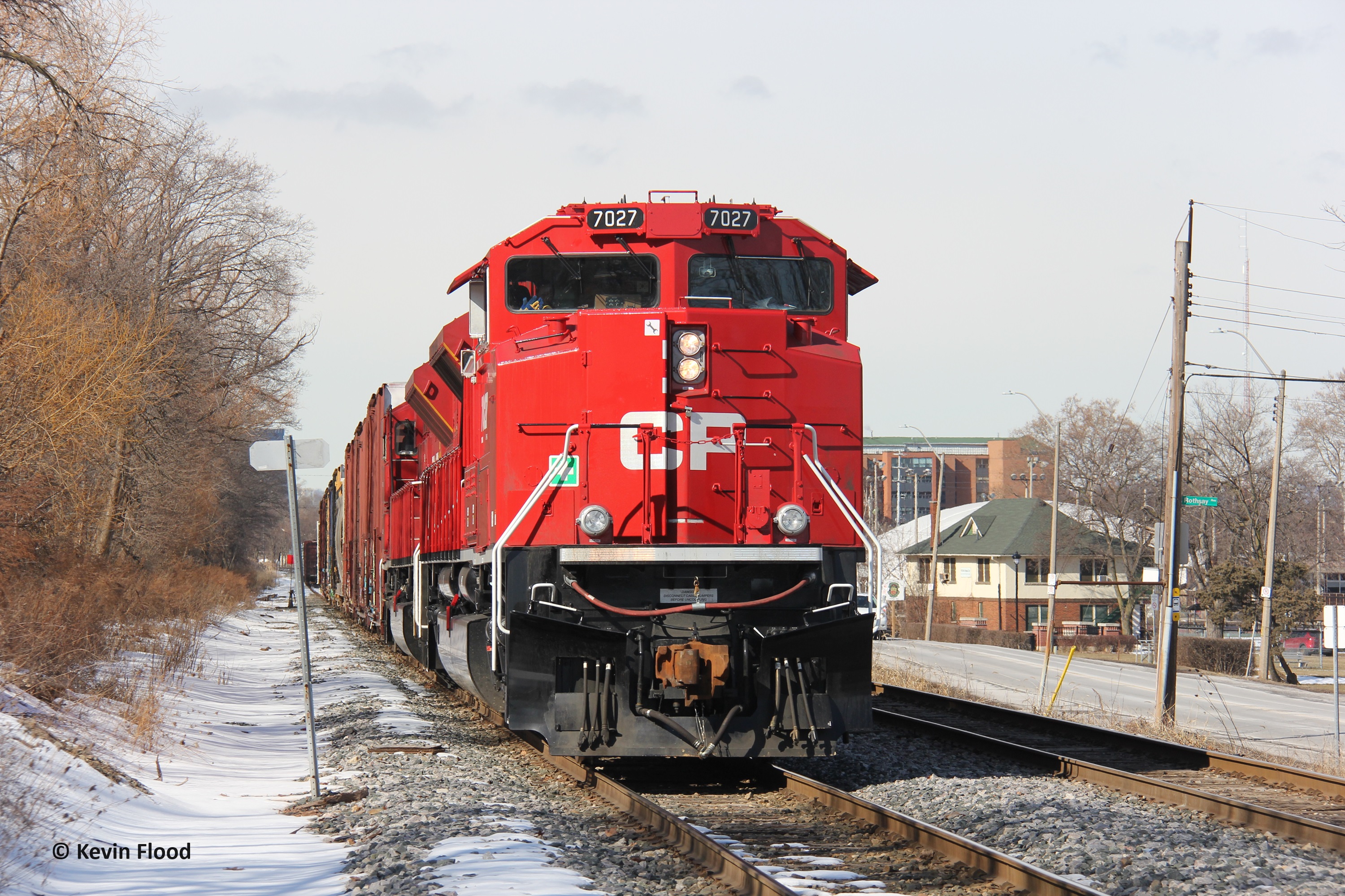 Railpictures.ca - Kevin Flood Photo: When they were new, SD70ACUs CP 7027 and CP 7008 were the ...