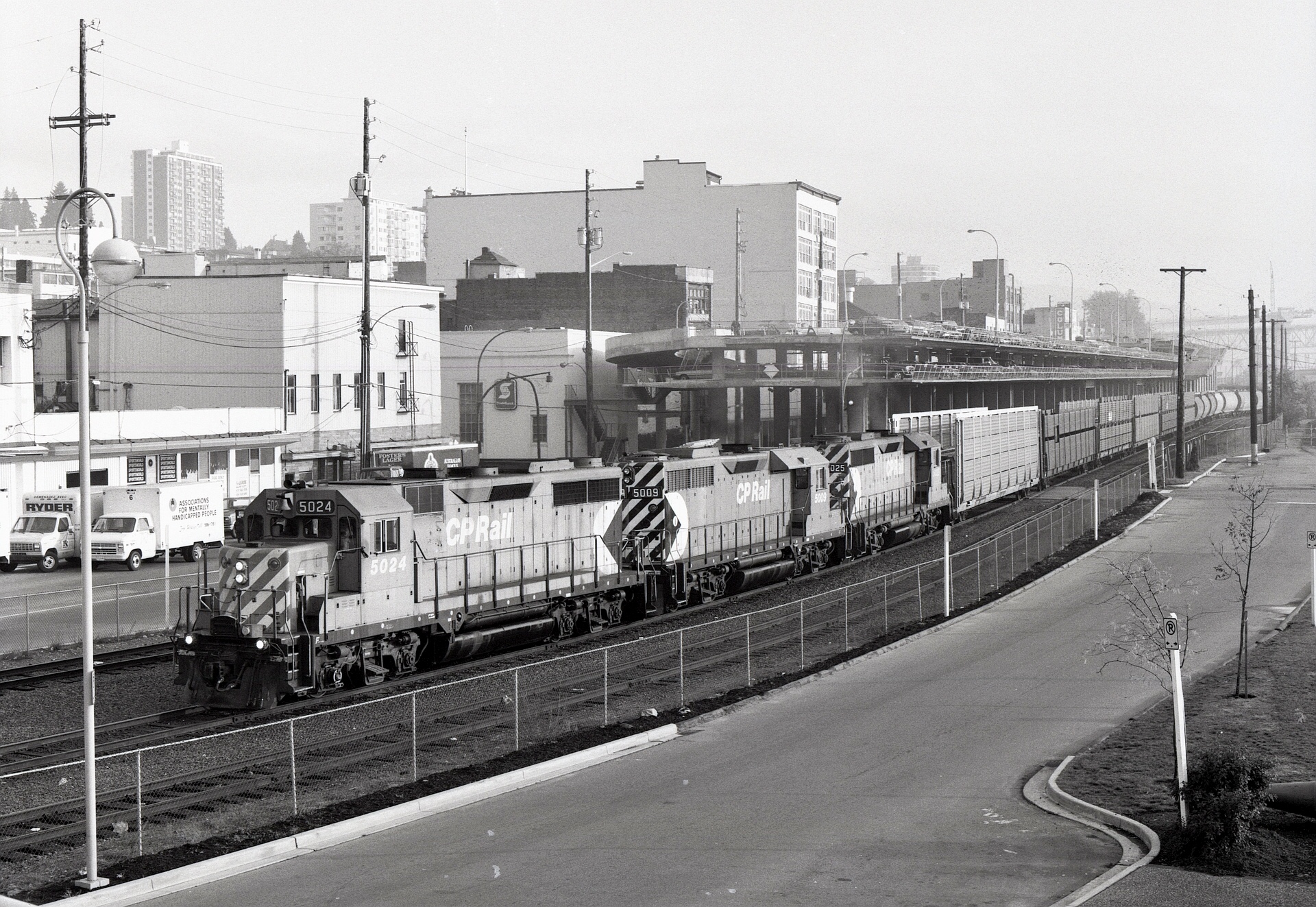 Railpictures.ca - Ken Perry Photo: Along Front Street in New Westminster on Monday 1988-10-17 at ...