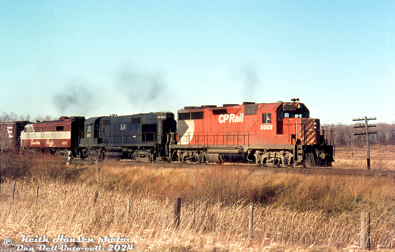 Railpictures.ca - Keith Hansen photo, Dan Dell'Unto coll. Photo: CP GP35 5002, ALCO RS27 901 and ...