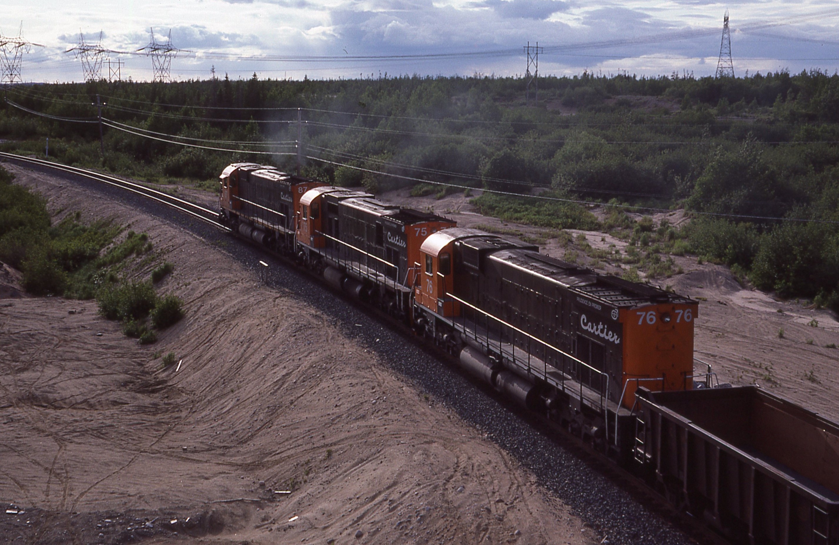 Railpictures.ca - A.W.Mooney Photo: “Off into the Sunset”. I rather like this shot which was ...