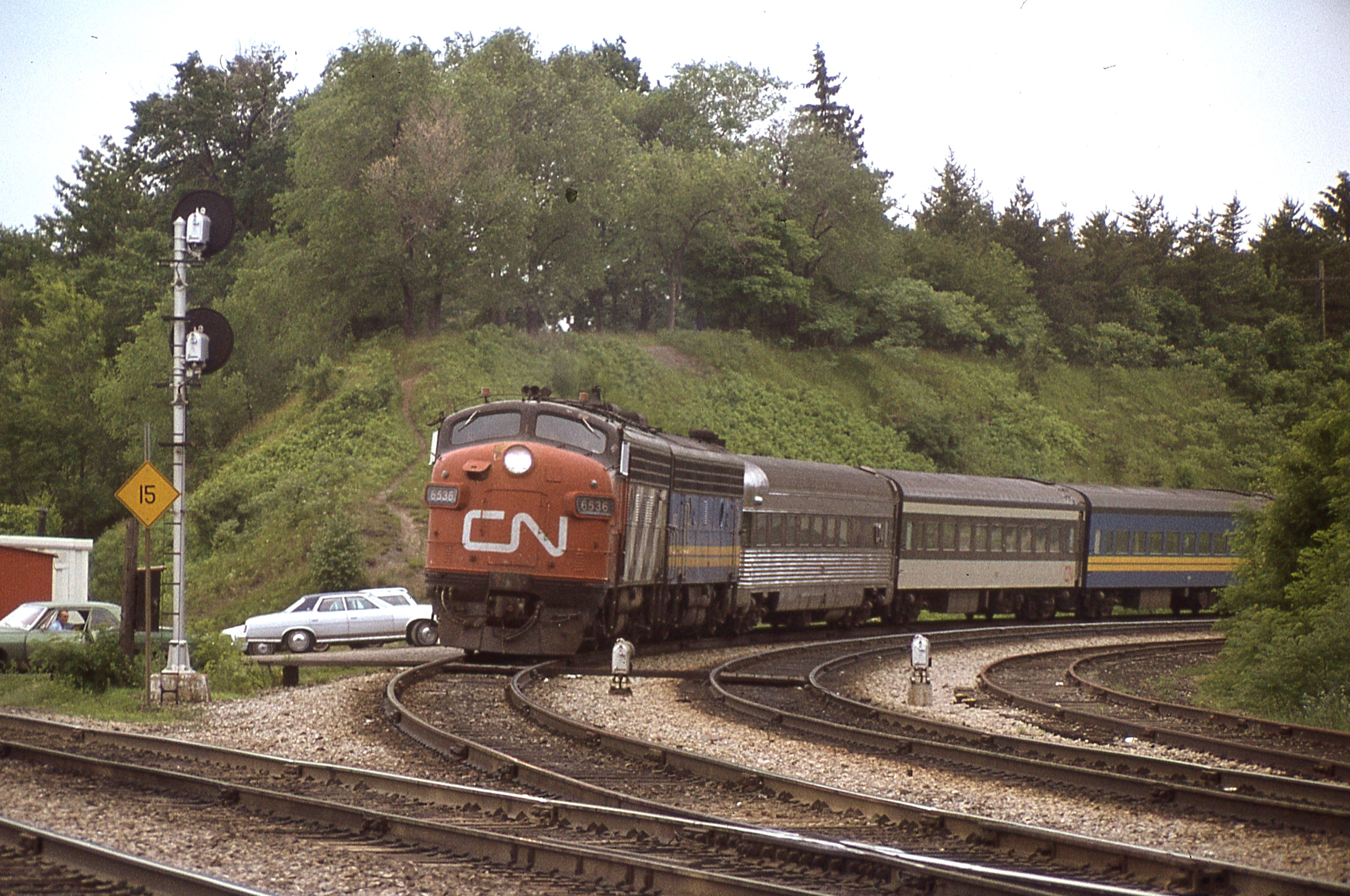 Railpictures.ca - A.W.Mooney Photo: Dull day, decent train. Actually, something like this was a ...
