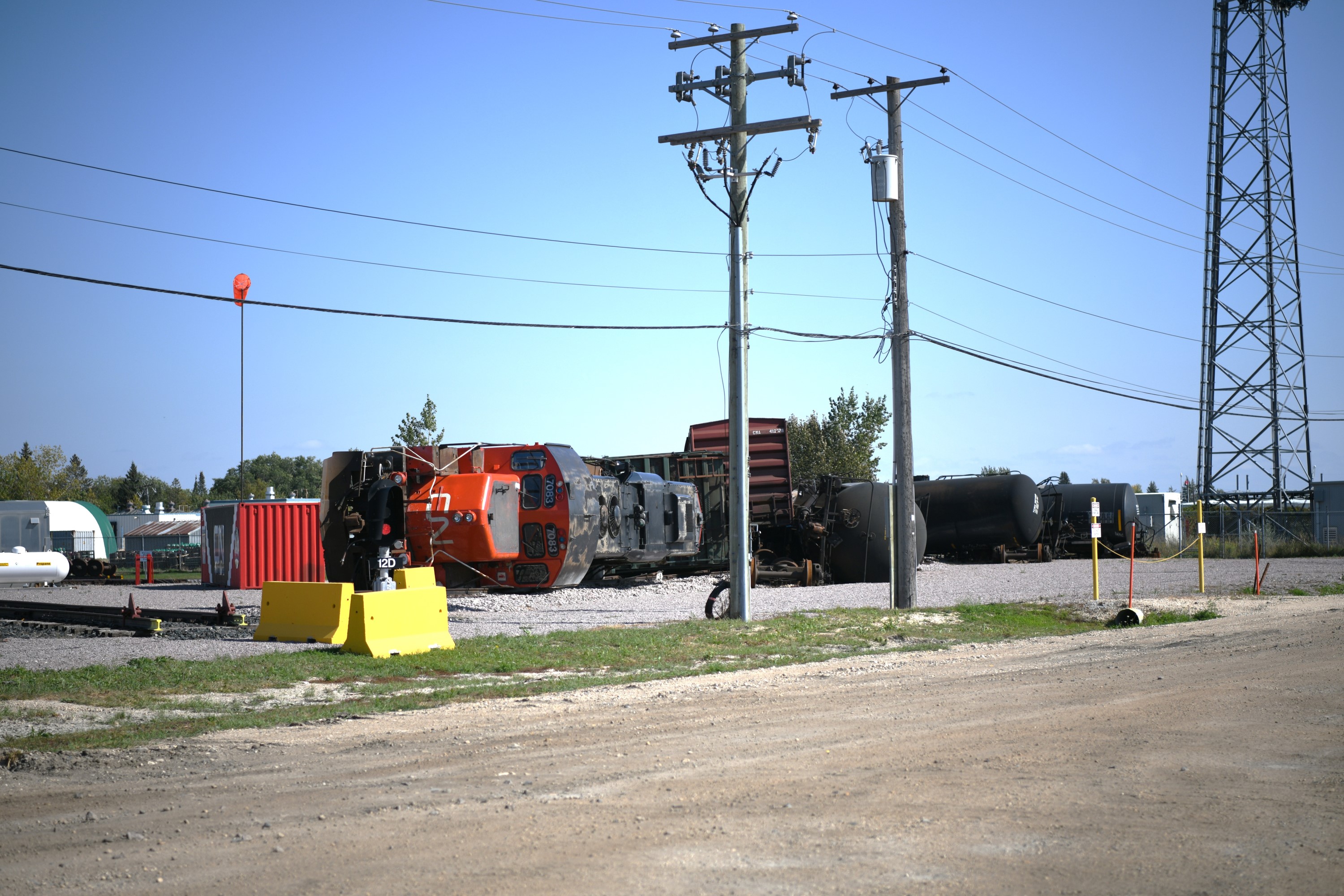 Railpictures.ca - Paul O'Shell Photo: Derailment Training The derailment training site at the CN ...
