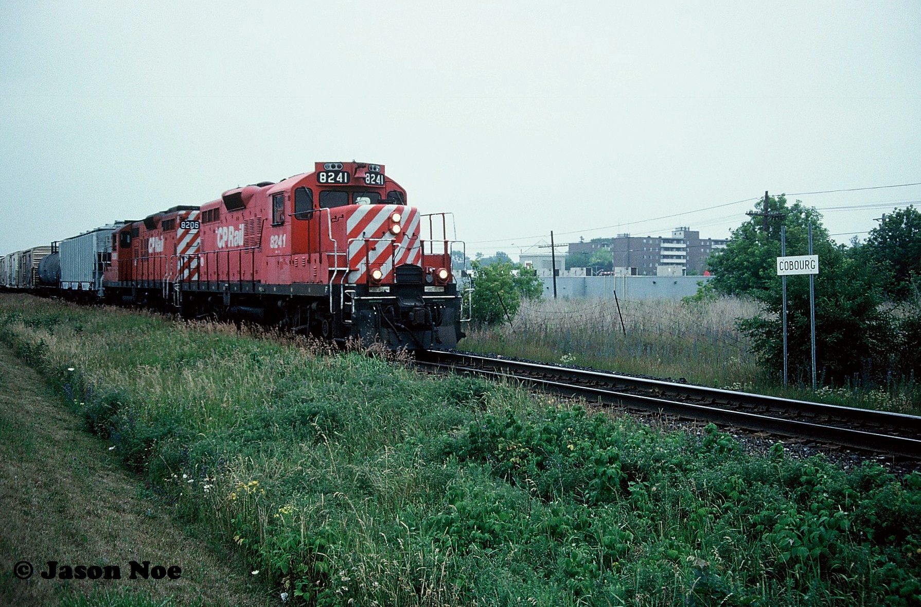 Railpictures.ca - Jason Noe Photo: During a hazy and humid summer afternoon, the CP Cobourg Turn ...